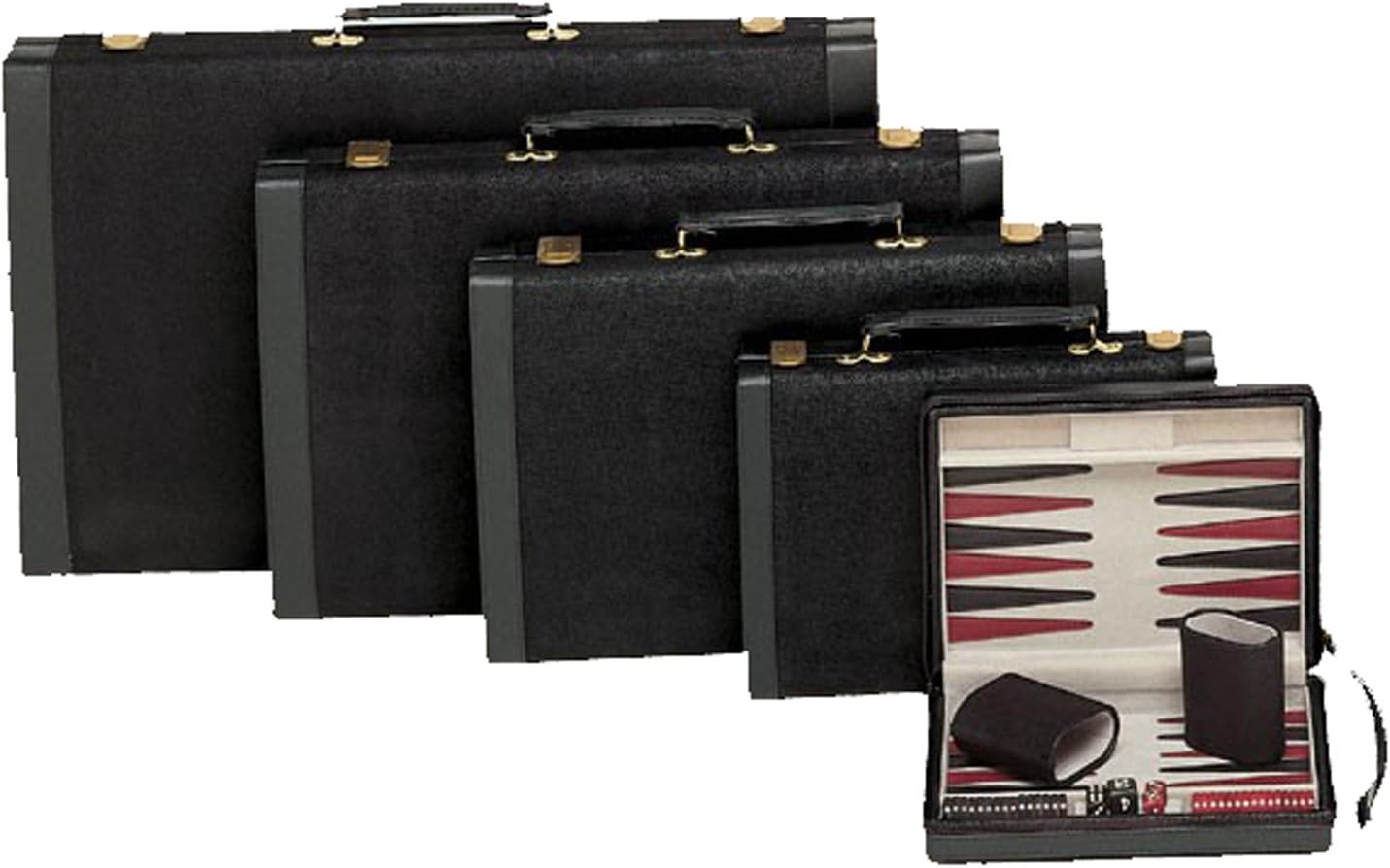 Amazon.com: 15" Backgammon in Black Suede : Toys & Games