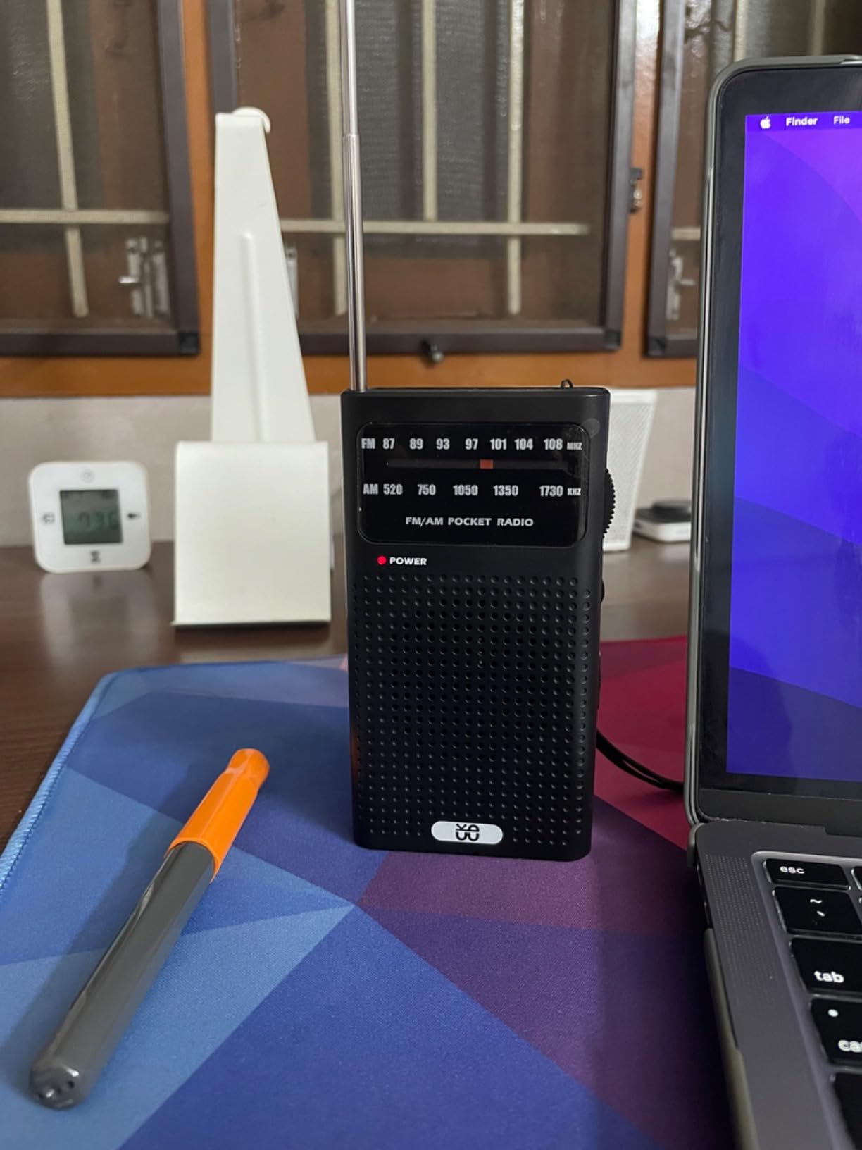 Portable HiFi AM/FM Radio Pocket Radio Player Operated Portable Radio ...