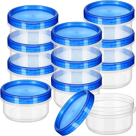 Amazon.com: Twist Top Food Deli Containers Screw And Seal Lid 16 Oz ...