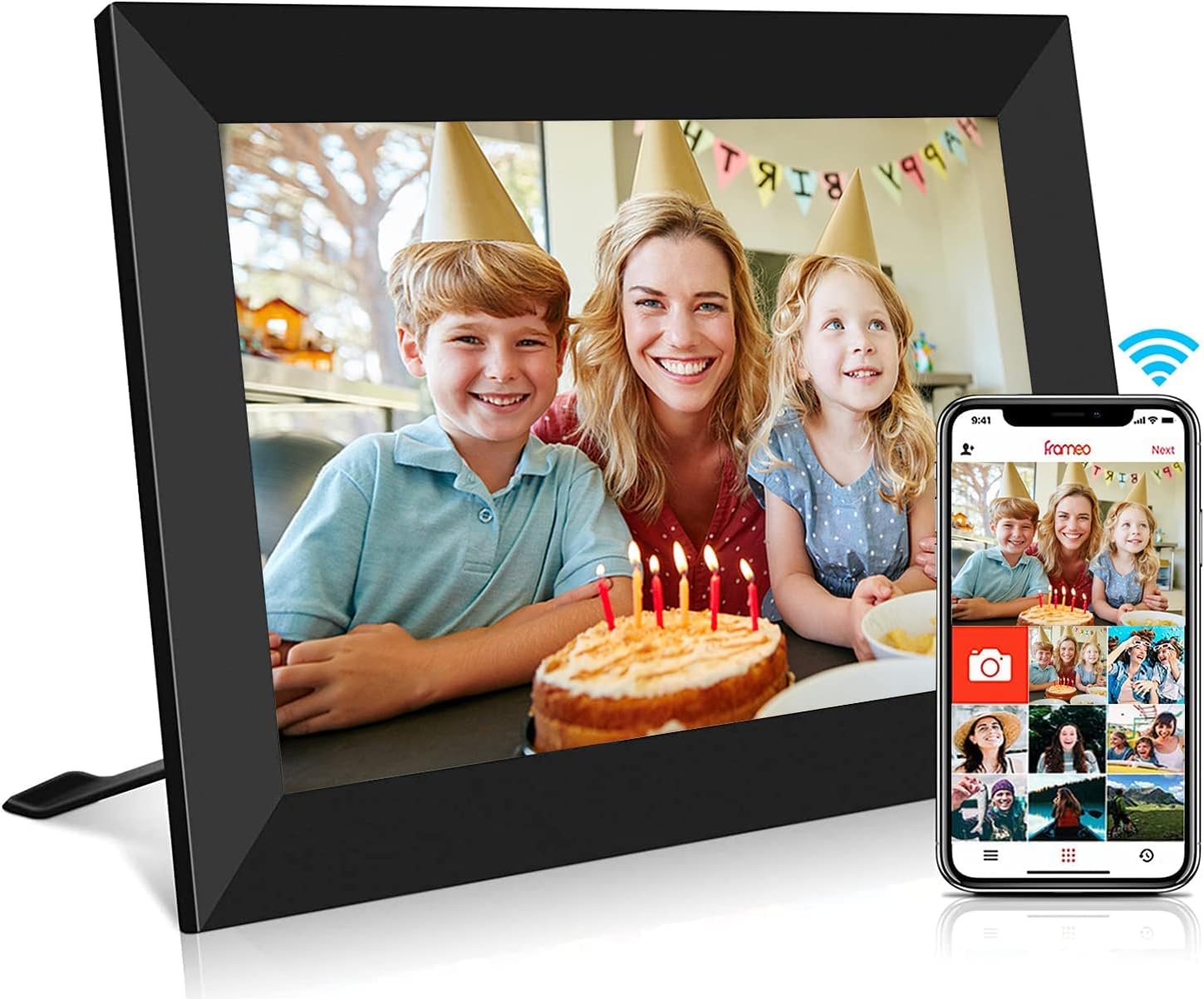Amazon.com : Kodak 10-Inch Touch Screen Digital Picture Frame, Wi-Fi ...