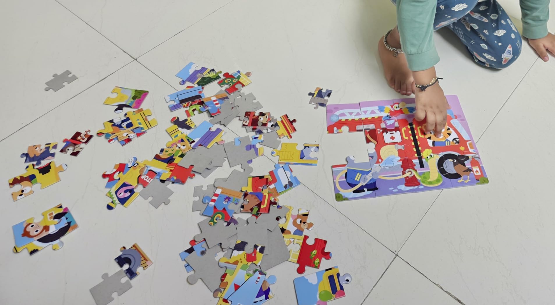 Buy Play Poco - 4 in a Box Vehicles Puzzle for Kids - Ages 3 to 8 ...