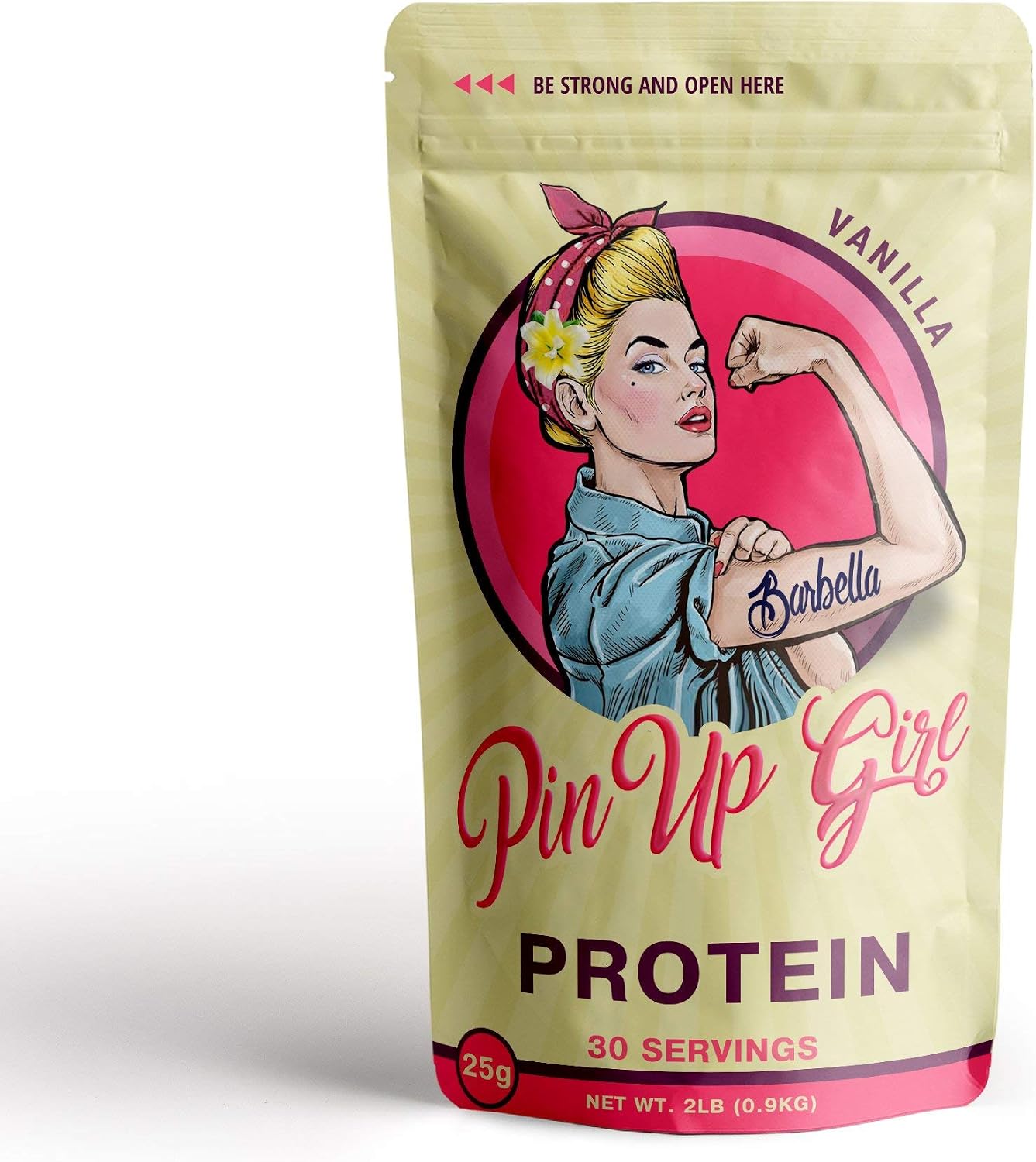Amazon.com: Pin Up Girl Protein Whey Isolate Powder – 25 Grams of ...