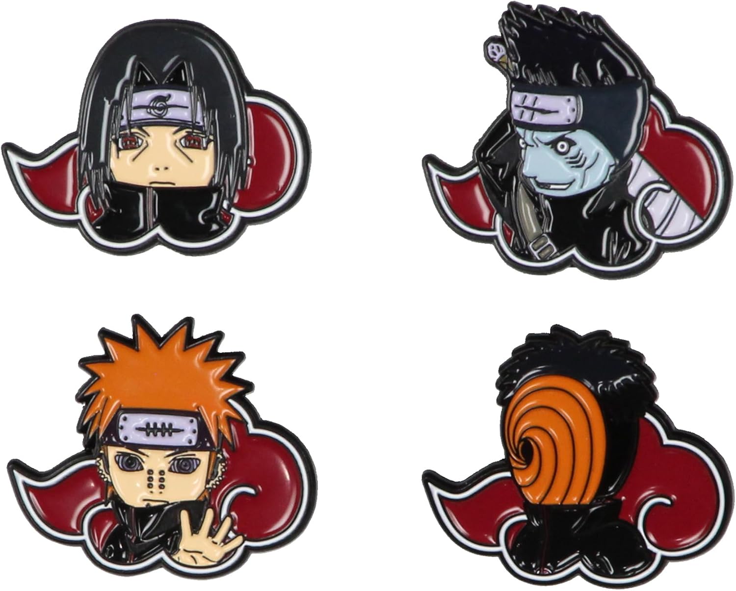 Amazon.com: Naruto Akatsuki Itachi Obito Kisame Nagato Red Cloud ...