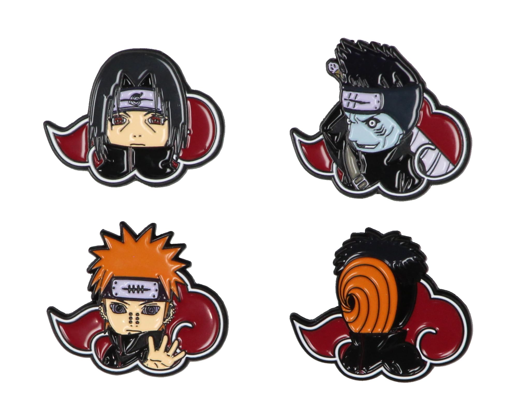Amazon.com: Naruto Akatsuki Itachi Obito Kisame Nagato Red Cloud ...
