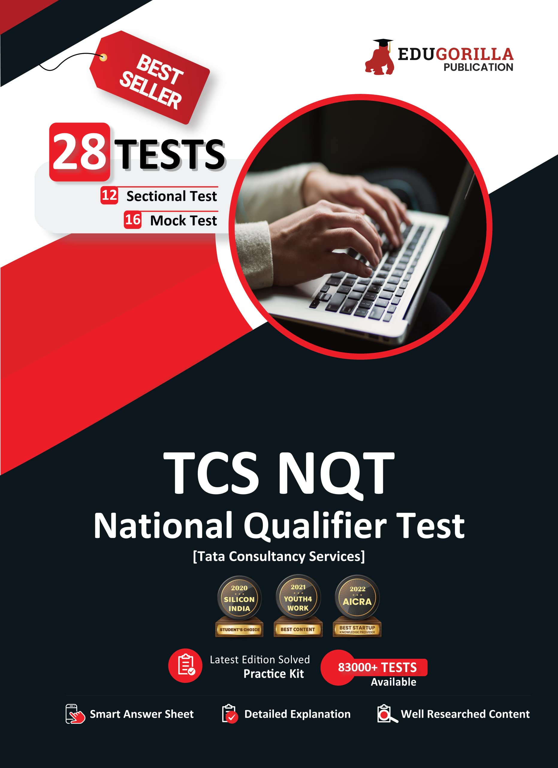 Buy TCS NQT Book 2023 : National Qualifier Test - 16 Mock Tests (Part A ...
