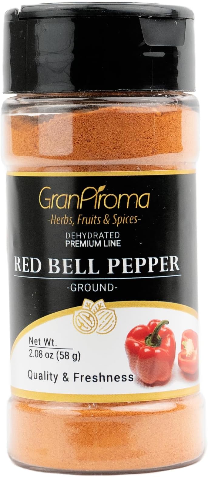 Amazon.com : GranAroma Red Bell Pepper Powder, Sweet Pepper Flavor ...