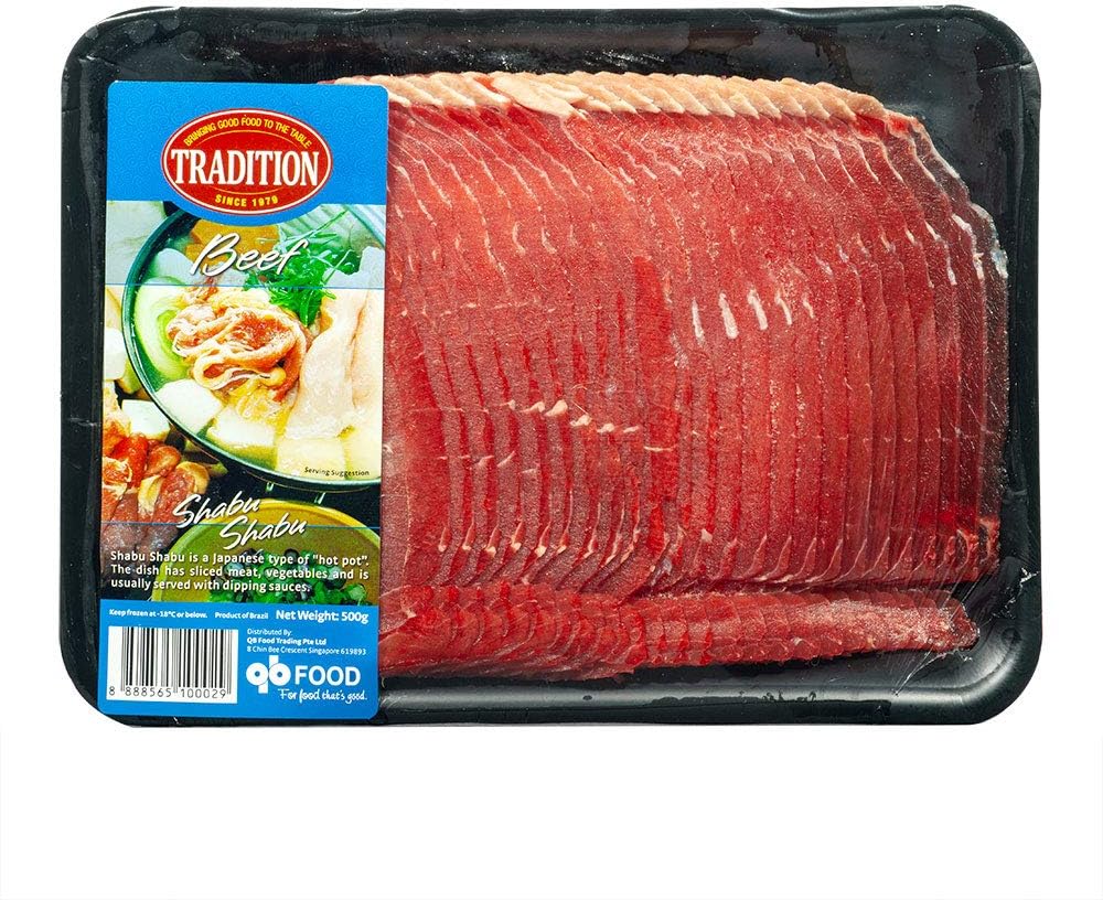 Tradition Beef Shabu Shabu Shabu , Frozen, 500g : Amazon.sg: Grocery