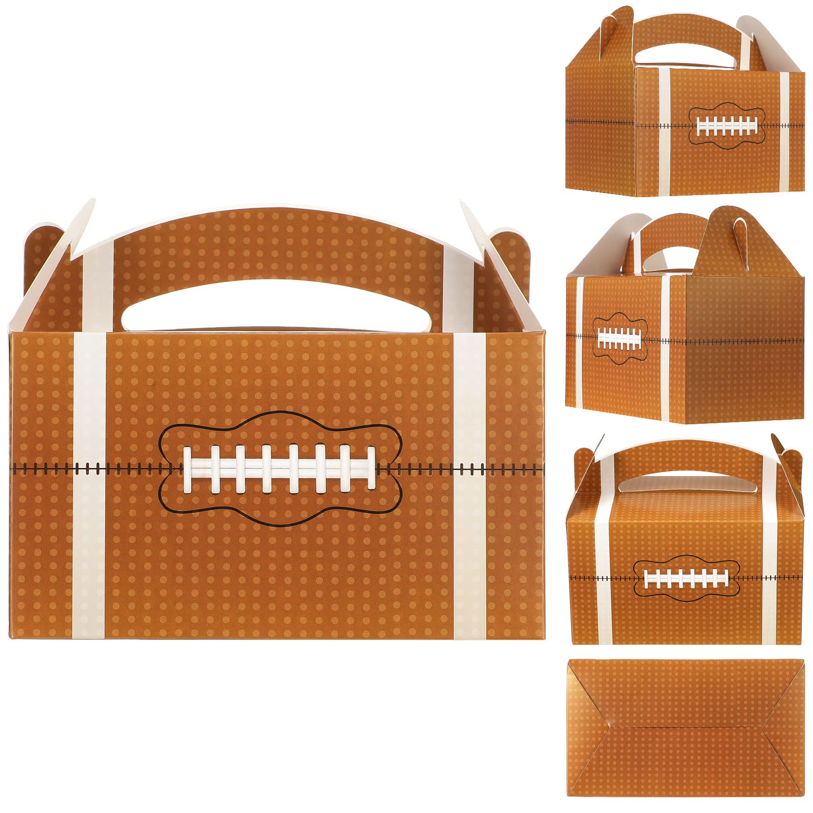 Amazon.com: Zhehao 42 Pcs Football Treat Boxes Football Goodie Bags ...