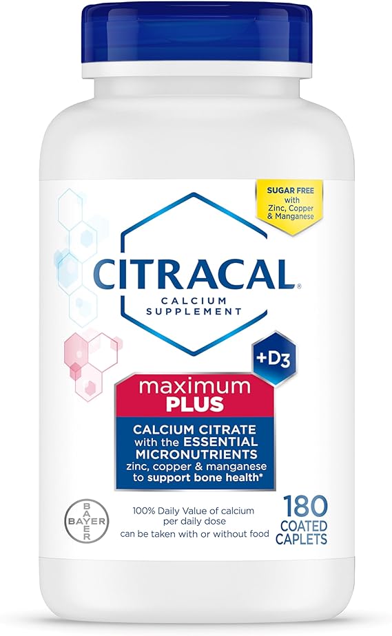 Amazon.com: Citracal Maximum Plus, 650 mg Calcium Citrate, easily ...