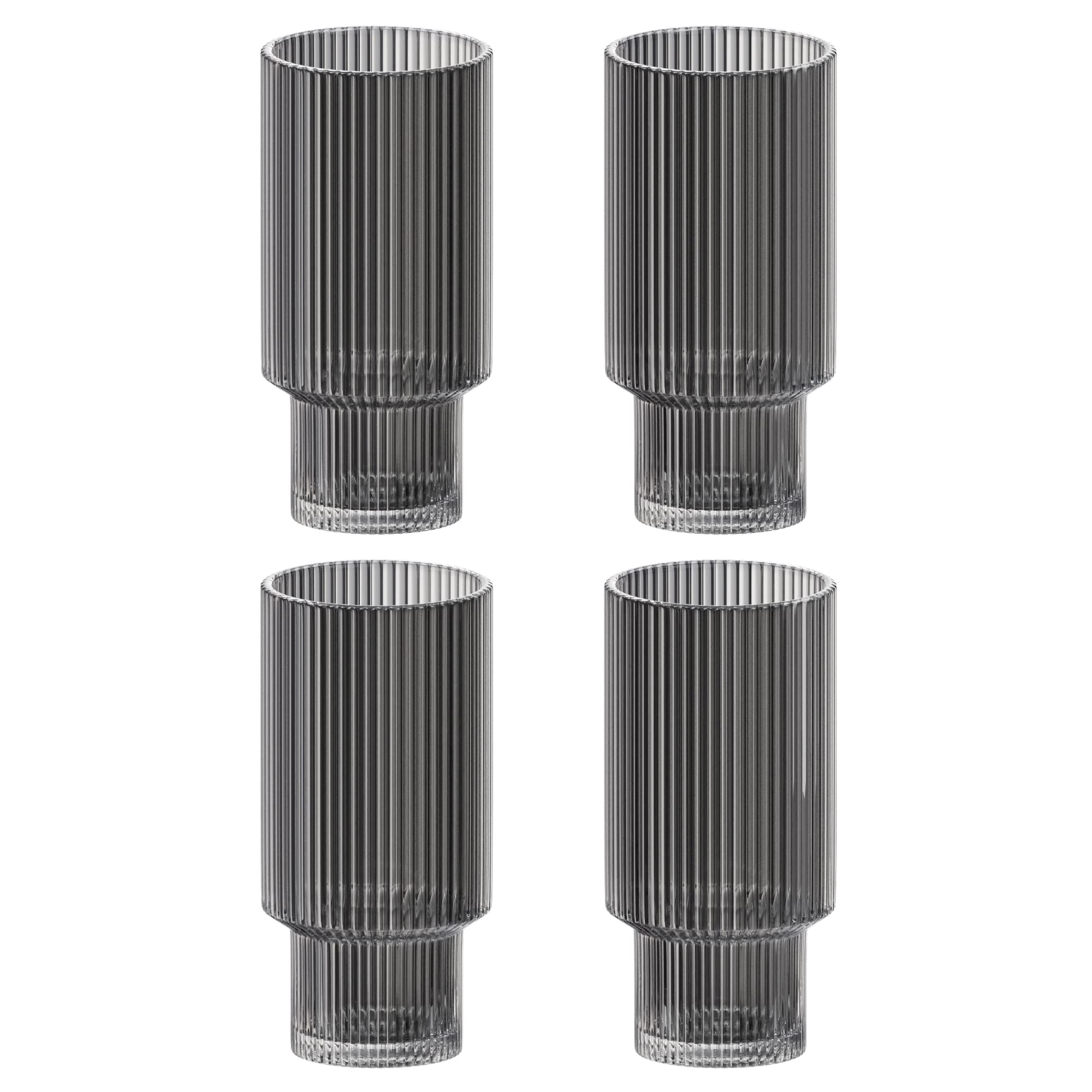 Snapklik.com : American Atelier Vintage Art Deco Fluted Drinking ...