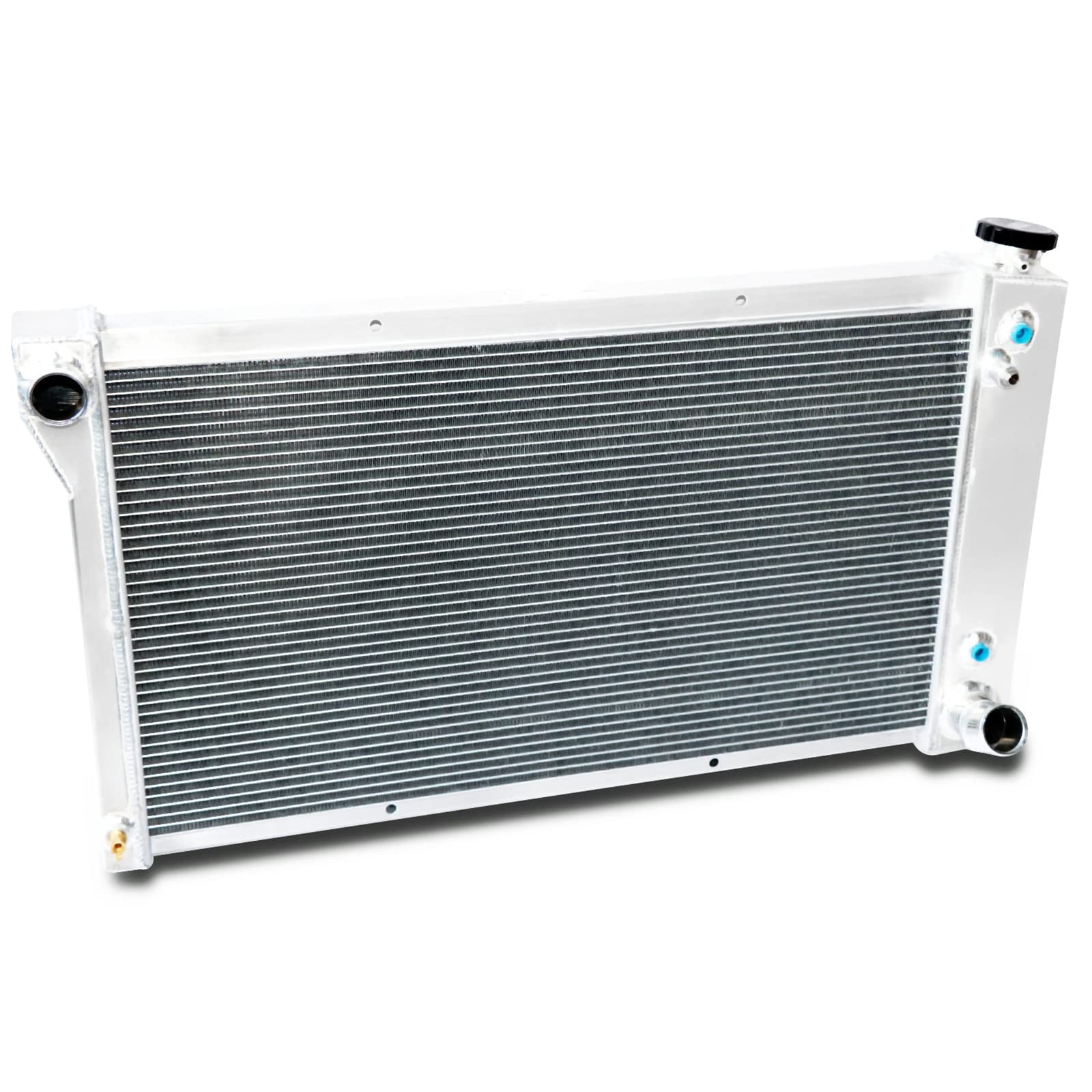 3 Row All Aluminum Radiator & Fan Shroud Compatible with 1967-1972 ...