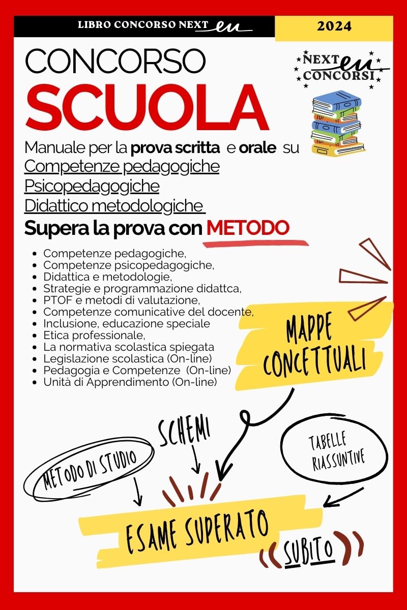 Manuale Concorso Docenti Scuola Secondaria : Strategie, Mappe ...