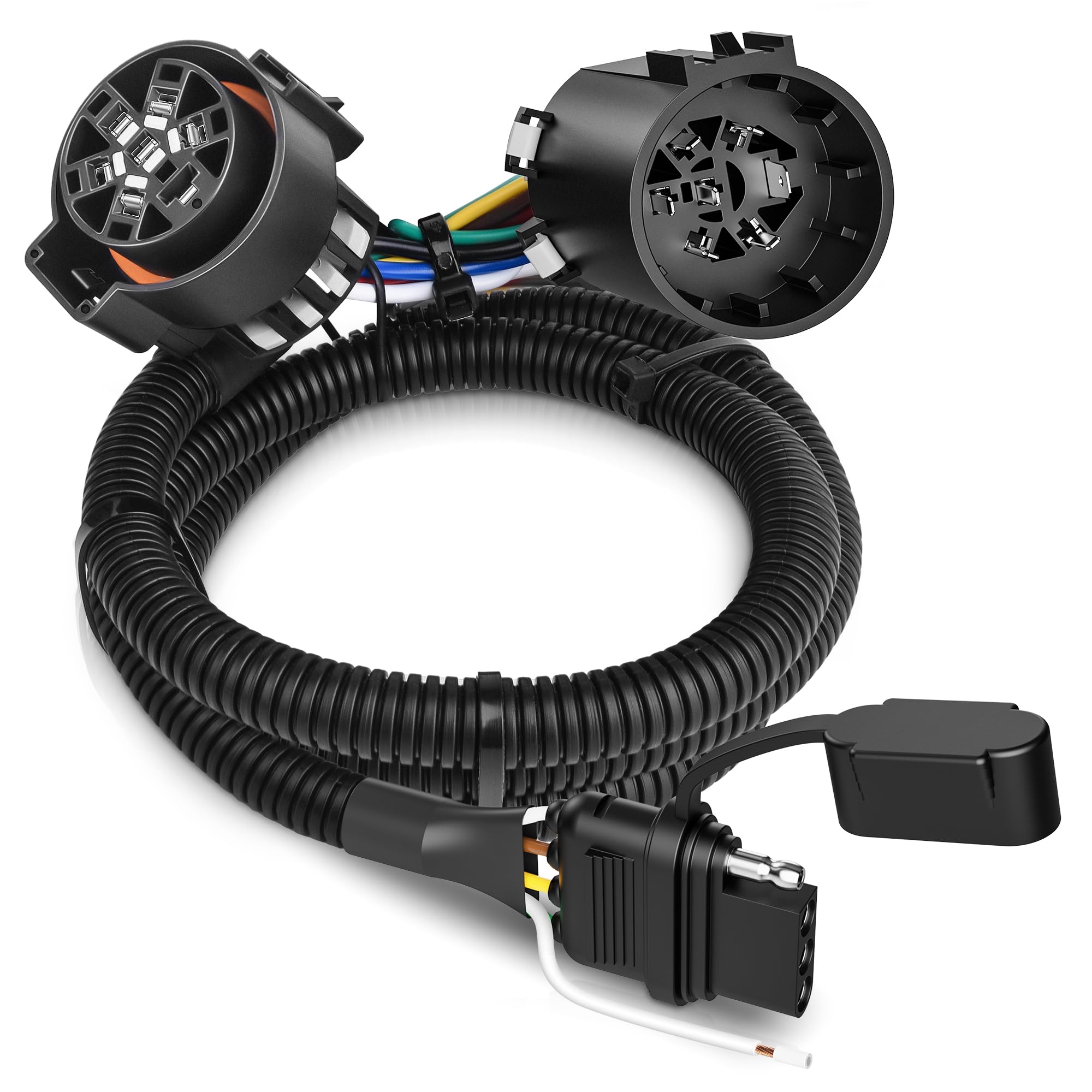 Amazon.com: MICTUNING Easy Connect USCAR 7 Pin to 4 Pin Trailer Harness ...