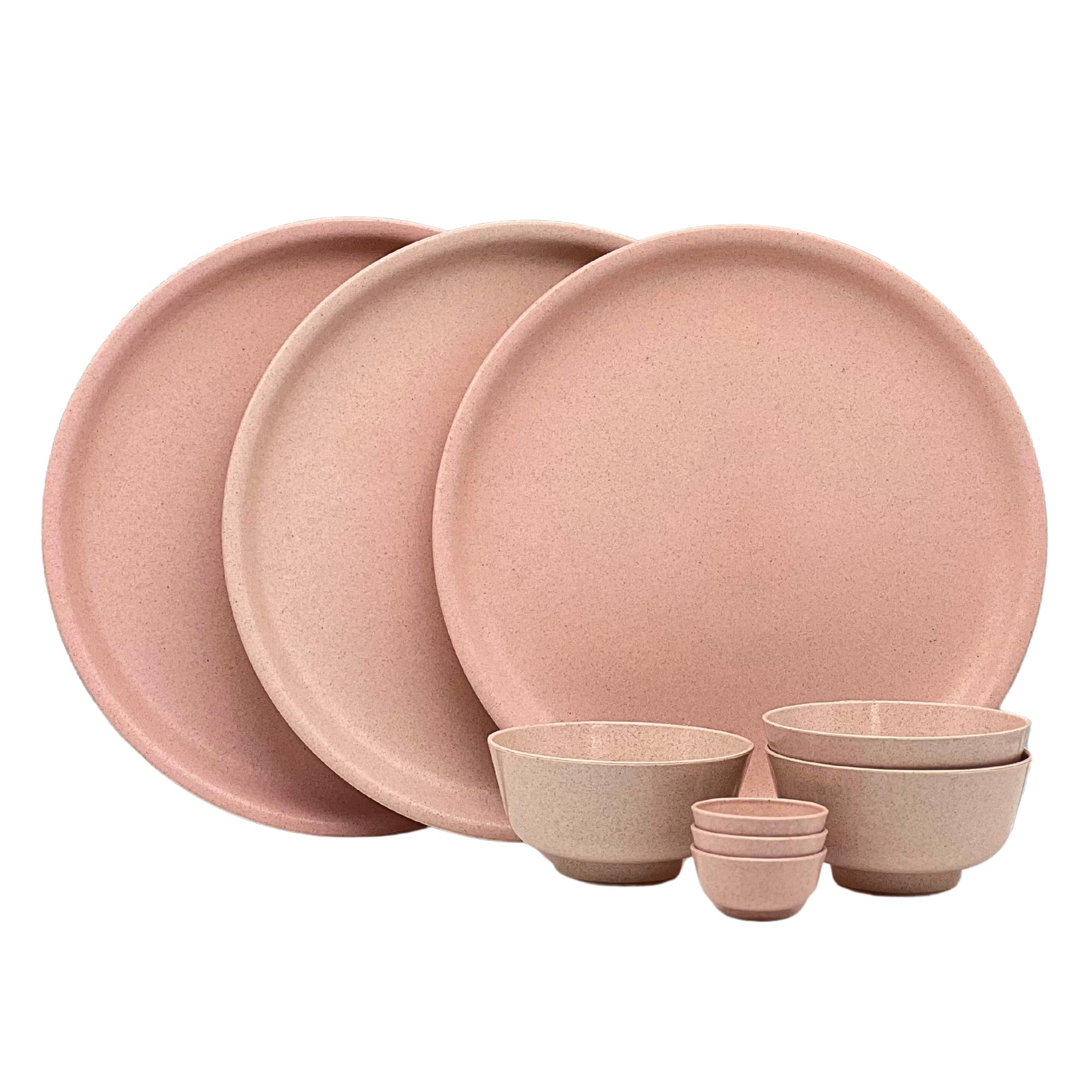 Buy Happy Cove Husk Eco Friendly 10 inch Dinner Plates | Rice Husk and ...