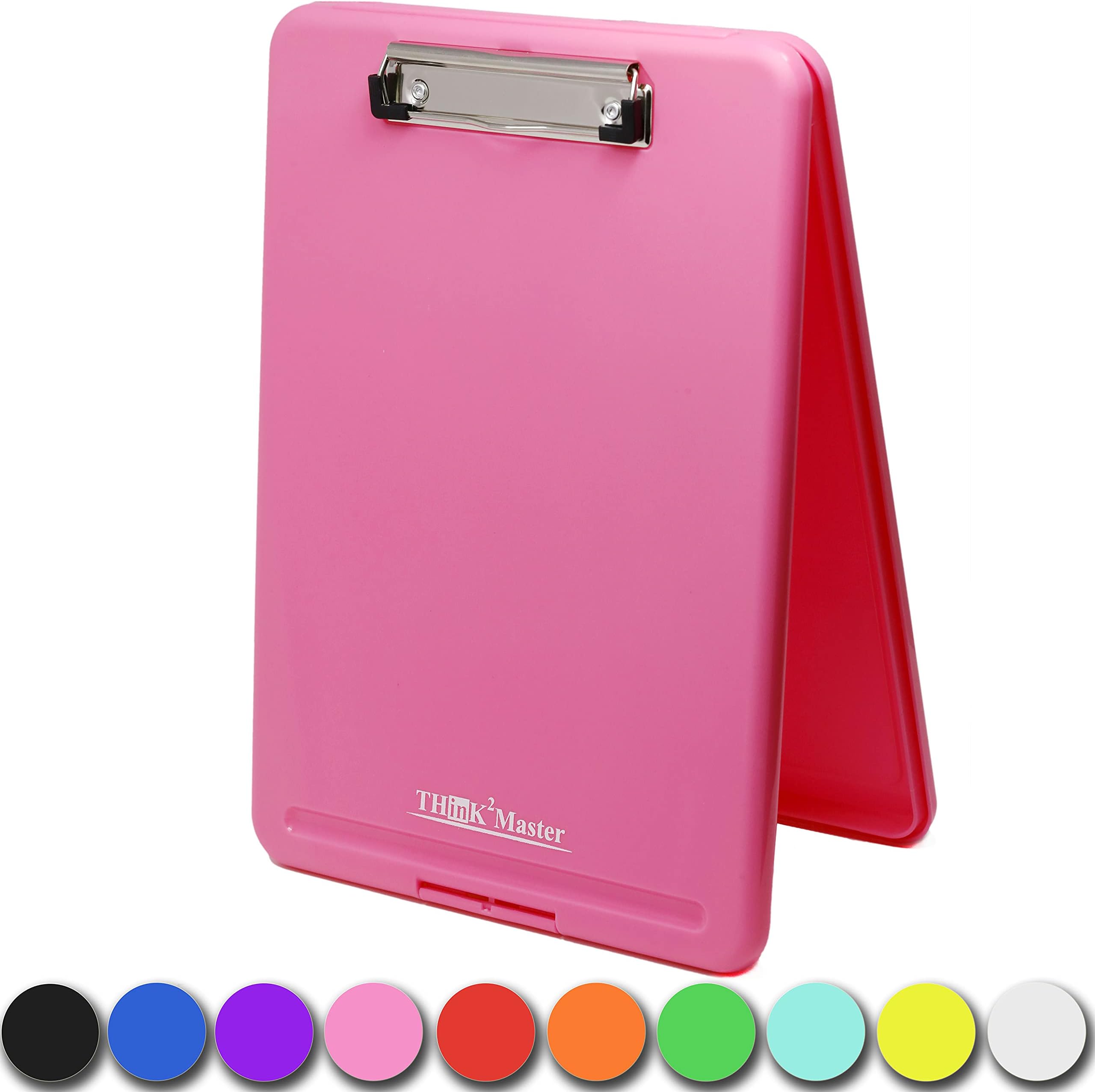 Amazon.com : Tytroy Slim Pink Plastic Storage Clipboard Letter Size ...