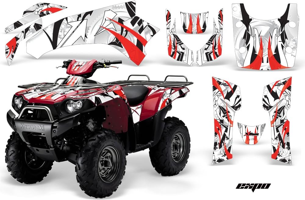Amazon.com: AMR Racing ATV Graphics kit Sticker Decal Compatible with ...