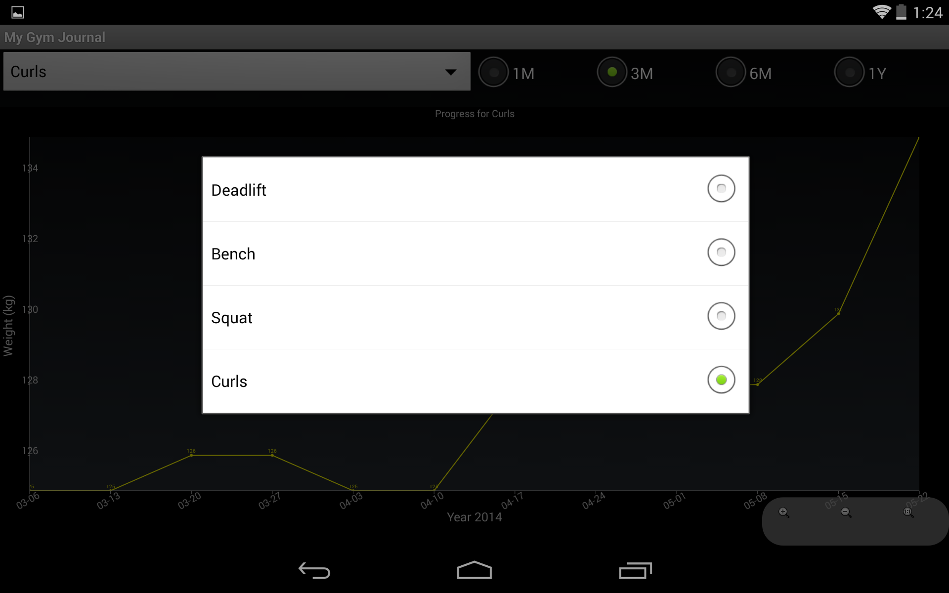 My Gym Journal - App on Amazon Appstore
