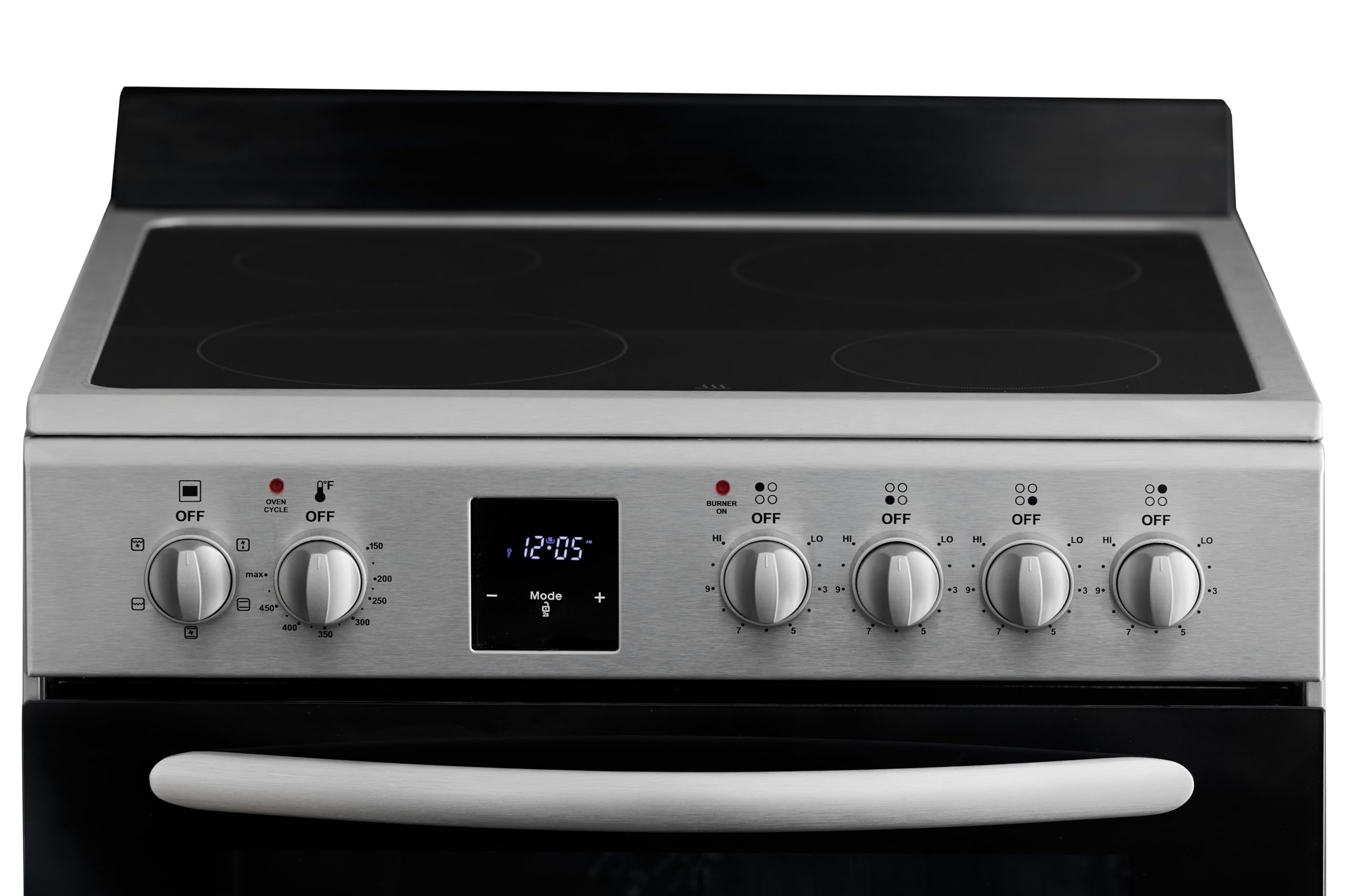 iio 24 inch Electric Stove iER-244SS, Oven Range with Triple Lined Door ...