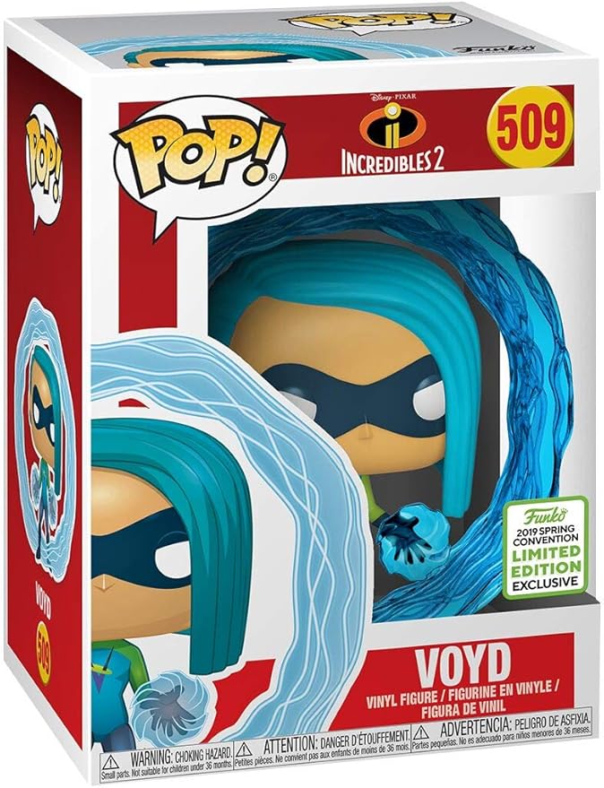 Amazon.com: Funko Pop! The Incredibles 2 509 Voyd Vinyl Figure Disney ...