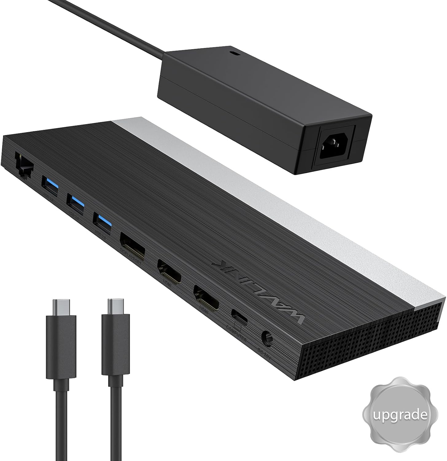 WAVLINK Triple Monitor Docking Station, Triple Display Docking Station ...