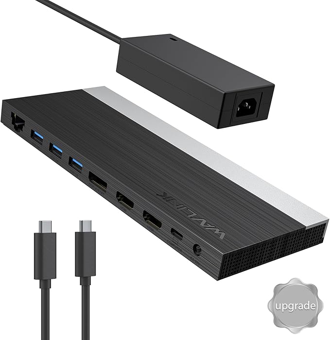 WAVLINK Triple Monitor Docking Station - Versatile Connectivity
