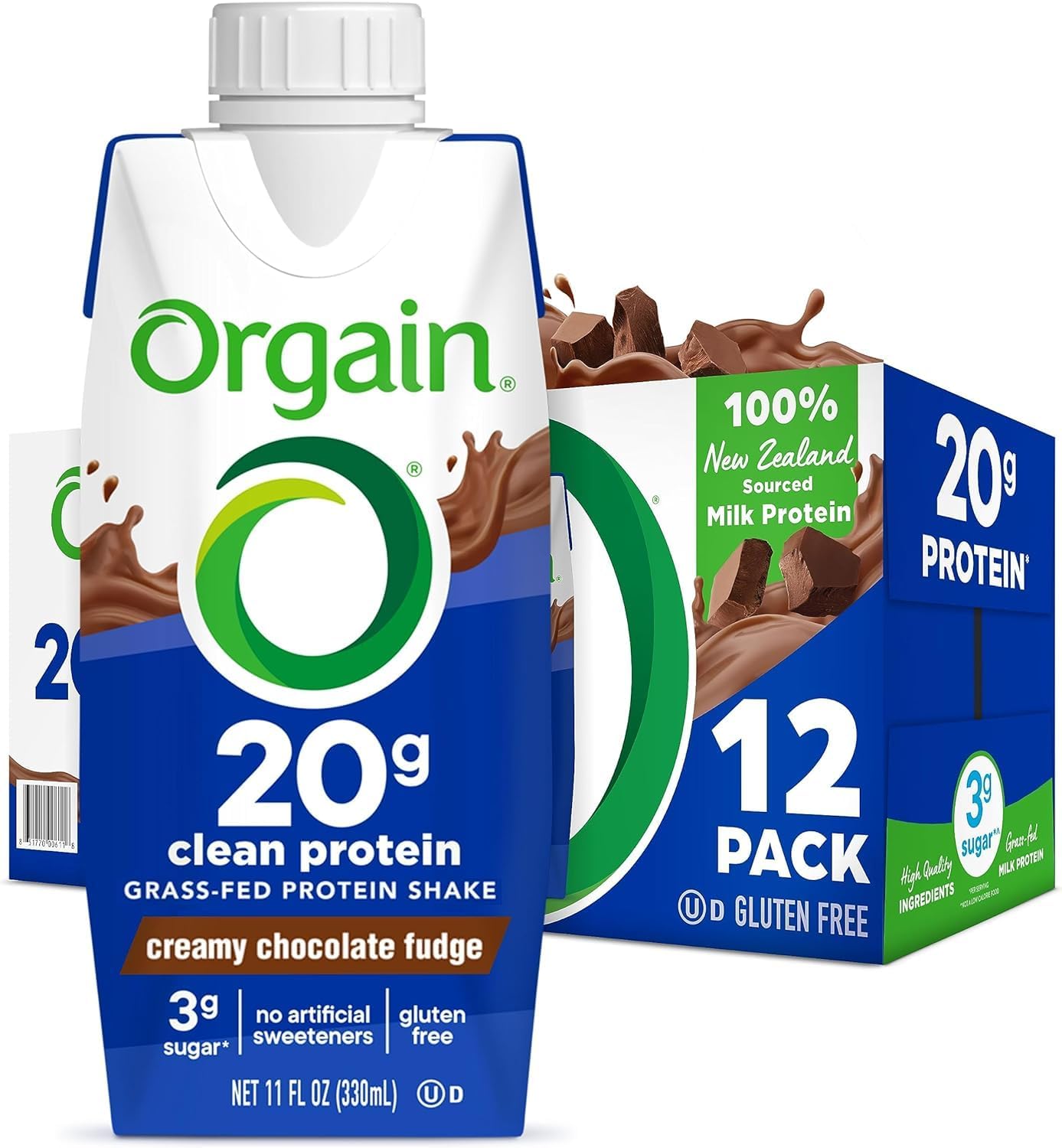 Amazon.com: Orgain Clean Protein Shake, Grass Fed Dairy, Creamy ...