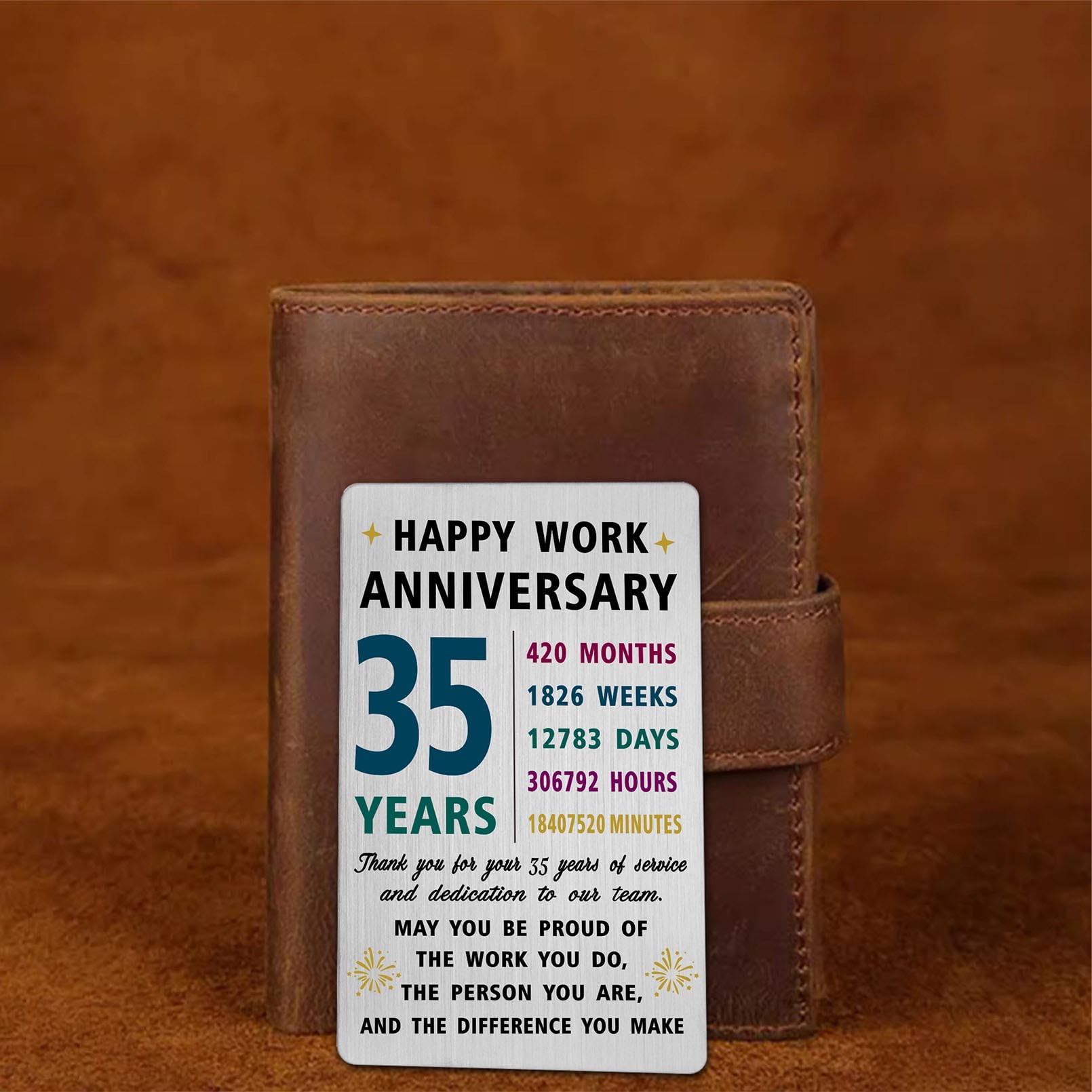 Richesele 35th Work Anniversary Card – Thank You 35 Years Work Gifts ...