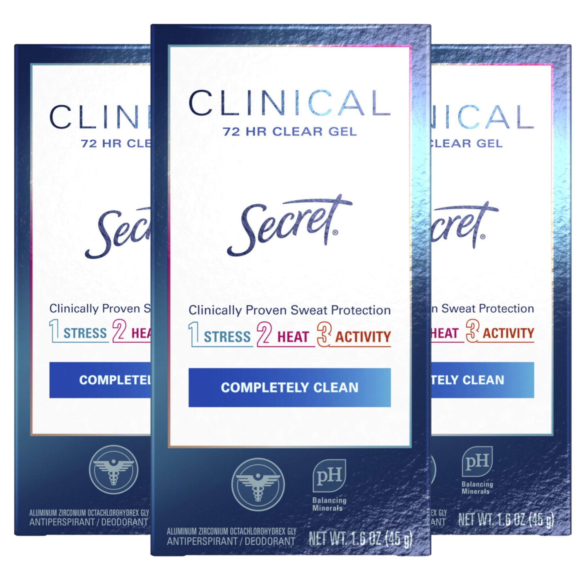 Secret Clinical Strength Clear Gel Antiperspirant and Deodorant for ...