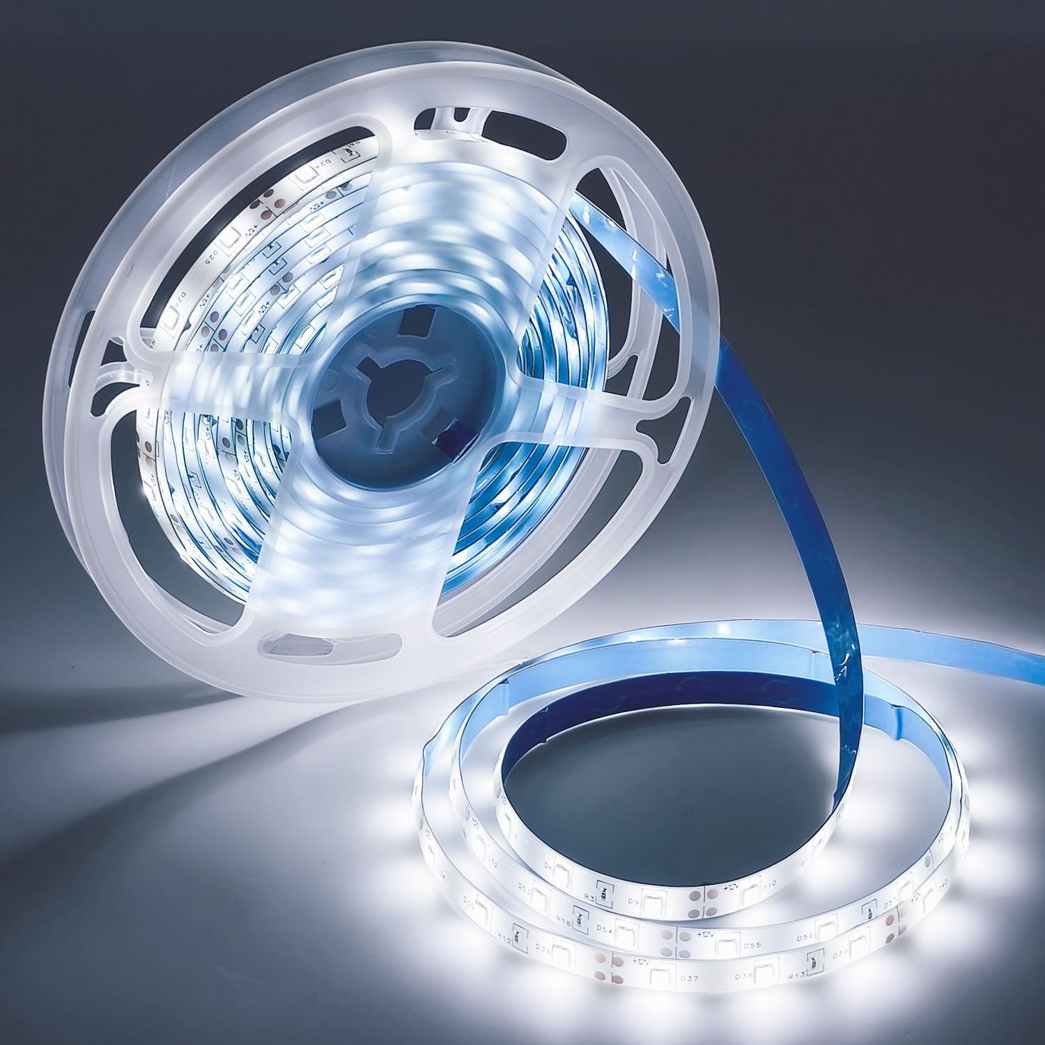 Amazon.com: ShineBurky LED Strip Light White, 12V 16.4ft/5m IP65 ...