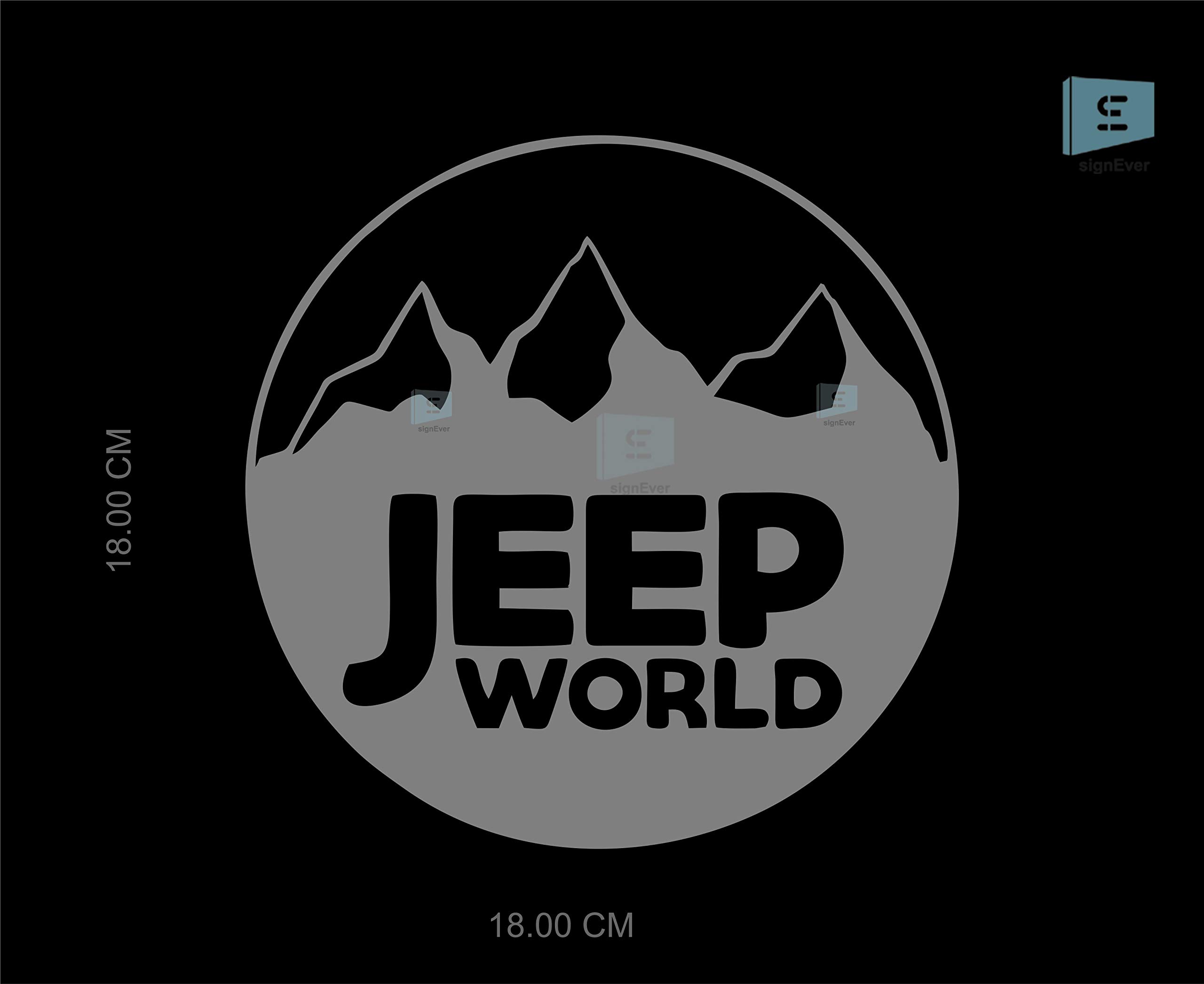 SIGN EVER 4x4 Offroad Adventure Mountain Stickers Mahindra Thar Gypsy ...