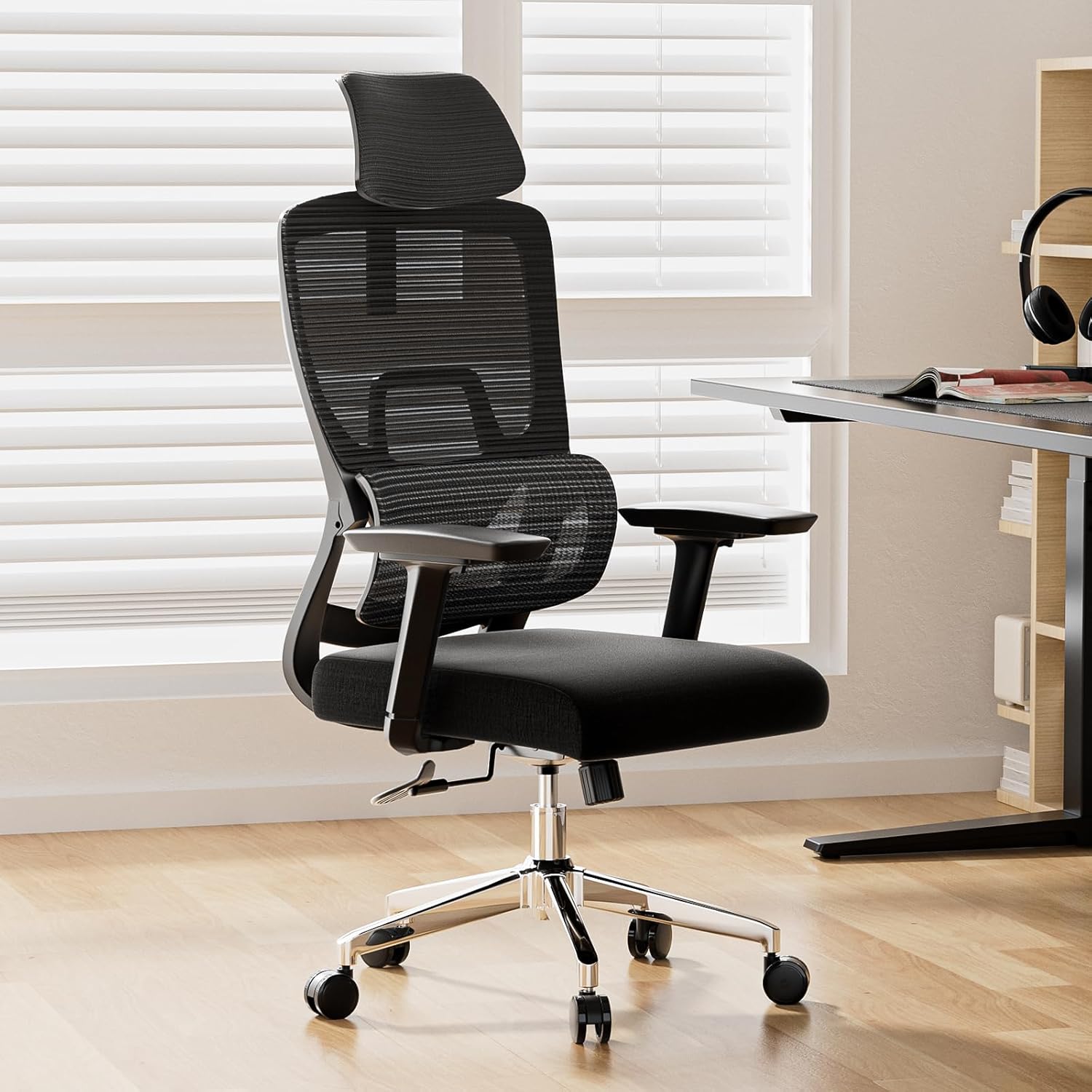 Amazon.com: Office Chair Ergonomic Desk Chair, Mesh Desk Chair with ...