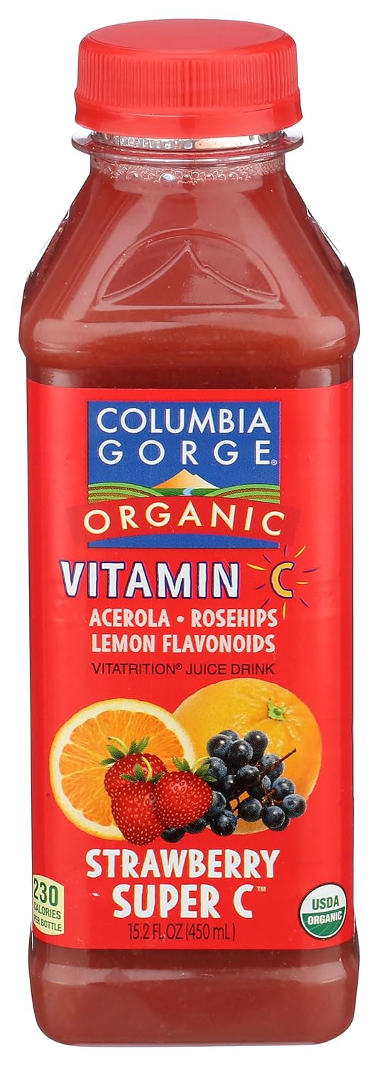 Columbia Gorge Organic Strawberry Super C Juice, 15.2 Fz
