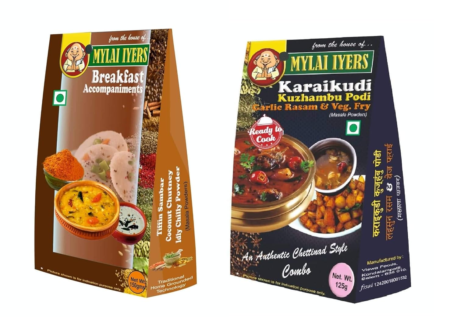 MYLAI IYERS Breakfast & Chettinad Combo | Instant Food, Healthy Food ...