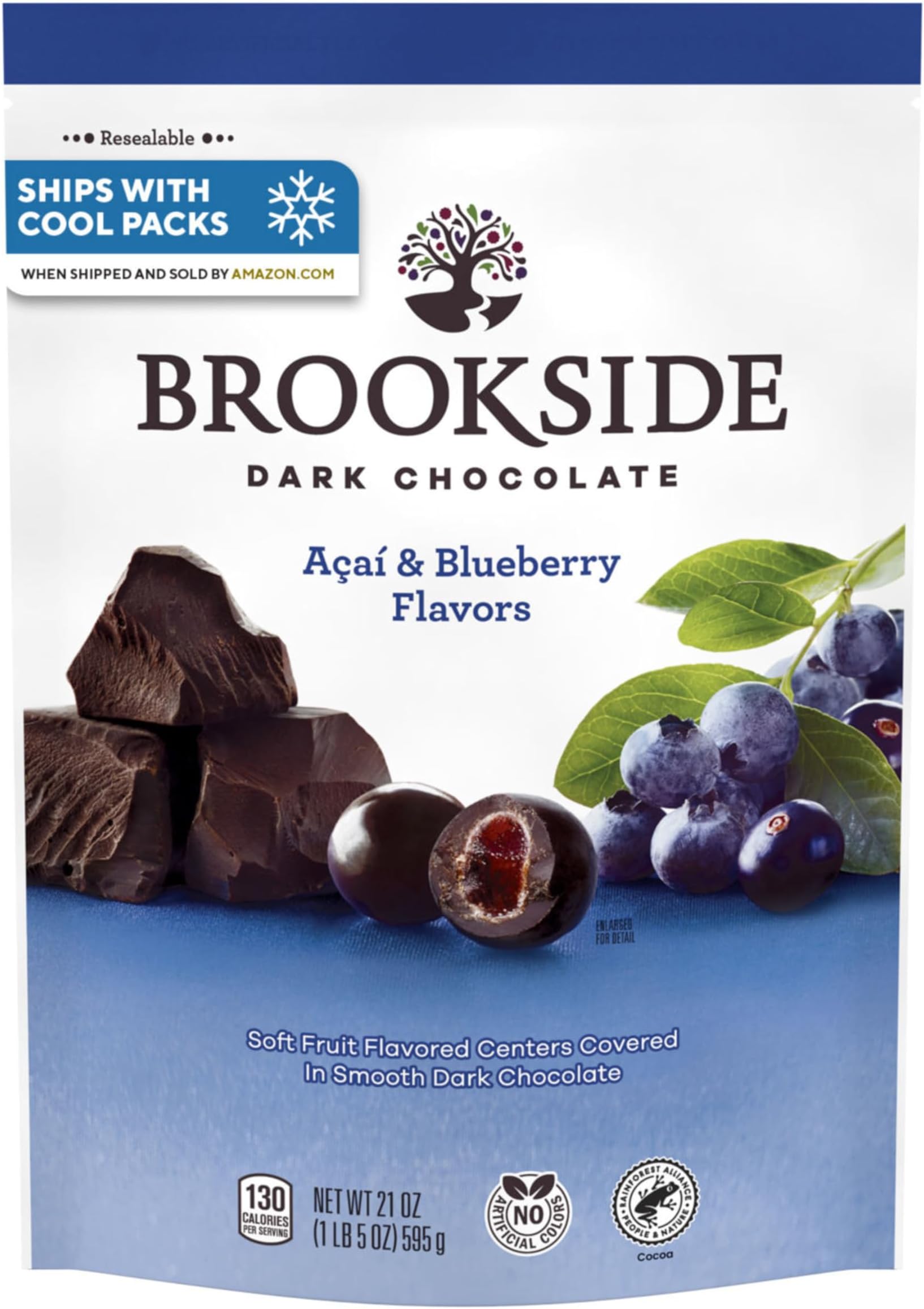 Amazon.com : Brookside Dark Chocolate Variety Pack, 21 Ounce : Grocery ...