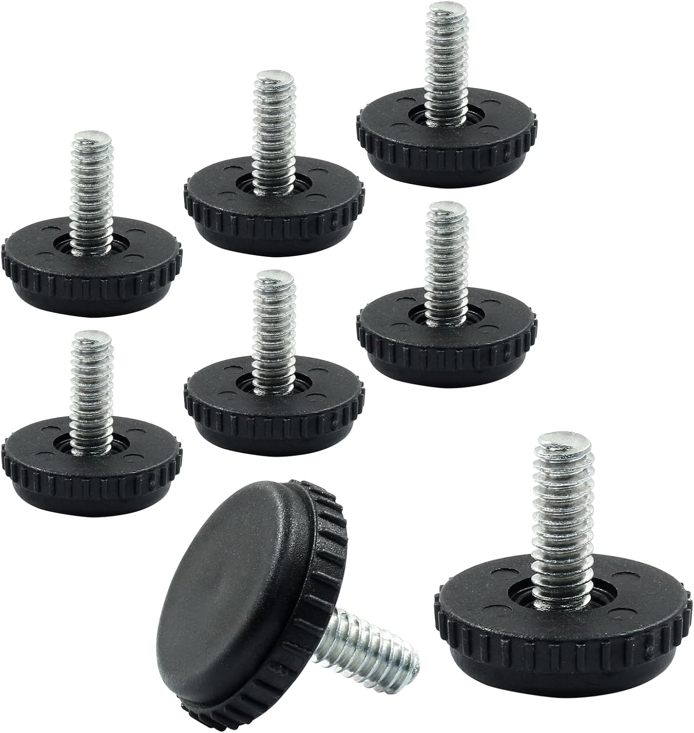 Amazon.com: Zorveiio 1/4"-20 Furniture Leveling Feet 8 Pcs Adjustable ...