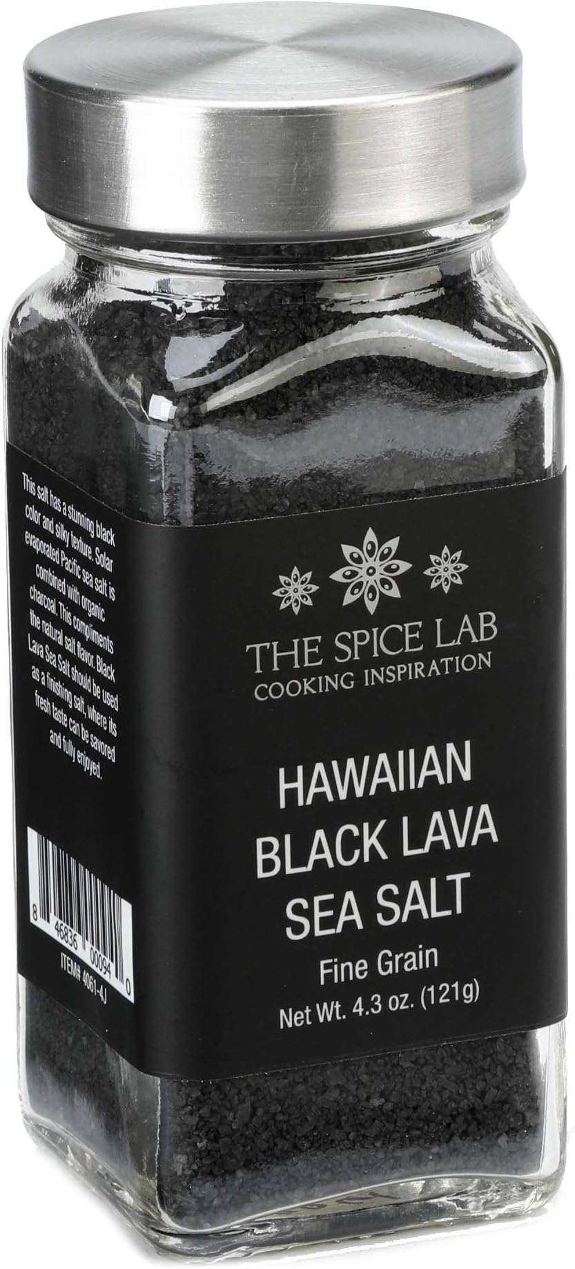Amazon.com : The Spice Lab Black Salt - Real Hawaiian Black Lava Salt ...
