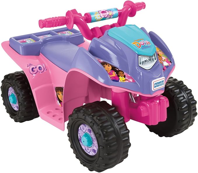 Amazon.com: Power Wheels Nickelodeon Dora & Friends, Lil' Quad : Toys ...