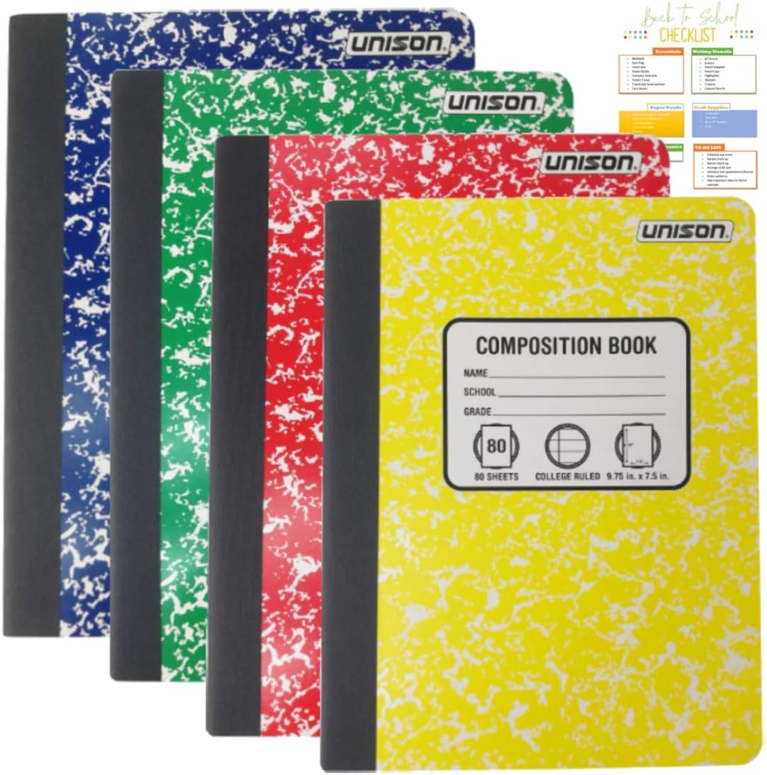 Amazon College Ruled Composition Notebook Bundle Red Blue Amazon College Ruled Composition Notebook Bundle Red Blue