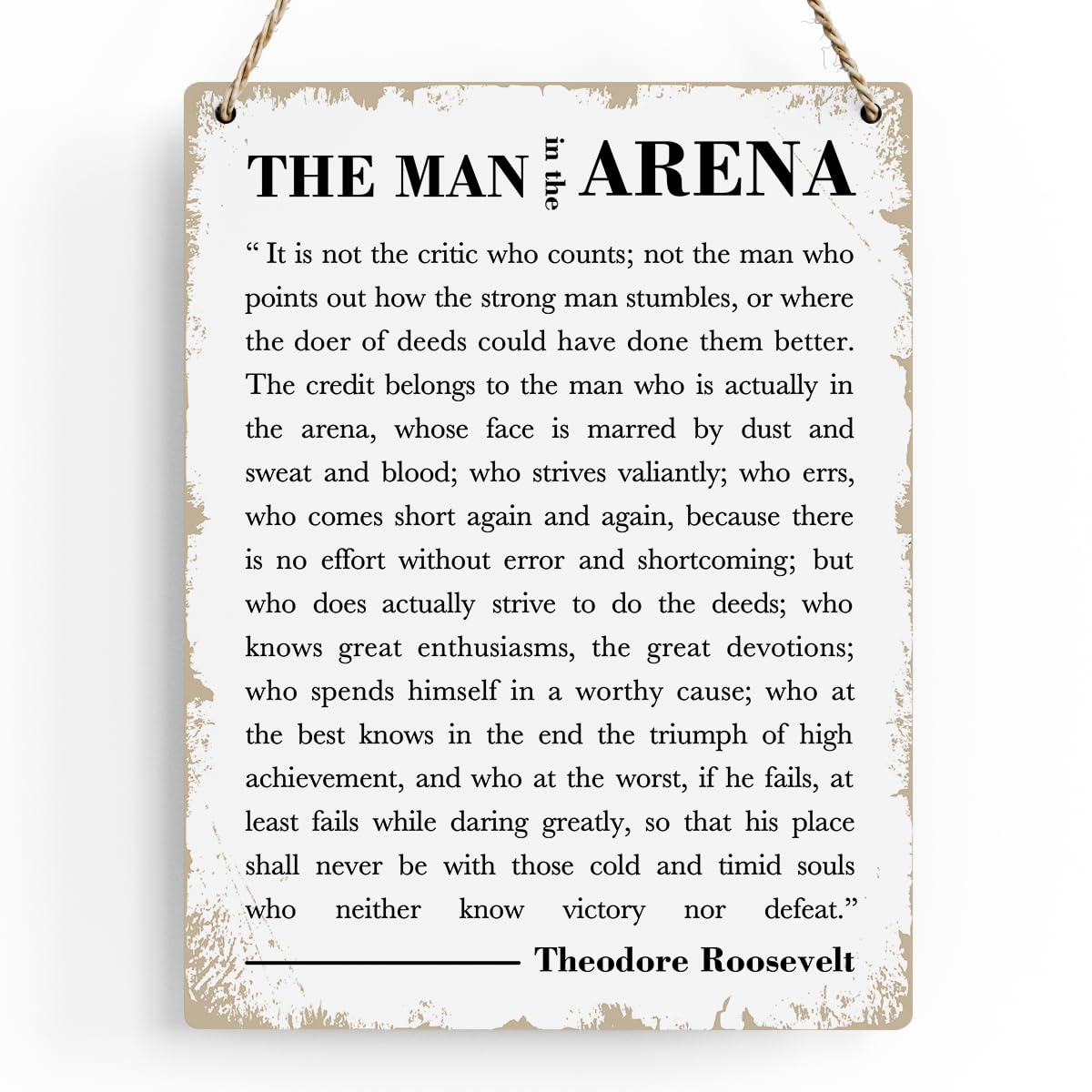 Amazon.com: Motivational Wood Wall Art Inspirational The Man in The ...