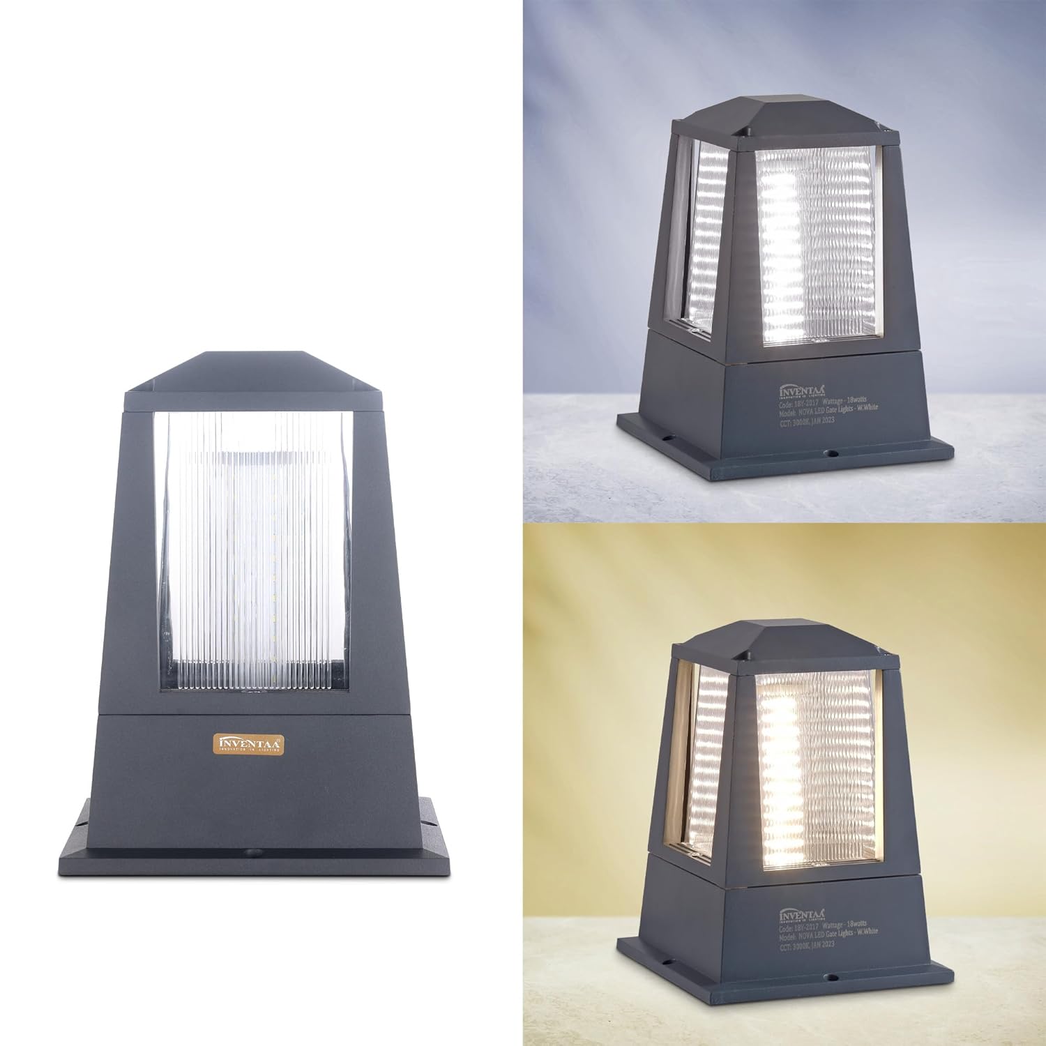 INVENTAA NOVA 18W LED Gate Light for Home Gate Waterproof (Cool White ...
