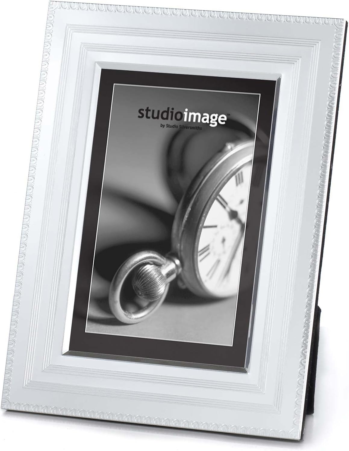 Amazon.com - 4X6 SILVER LINES FRAME - 4X6 DOUBLE INNER LINES SILVER ...