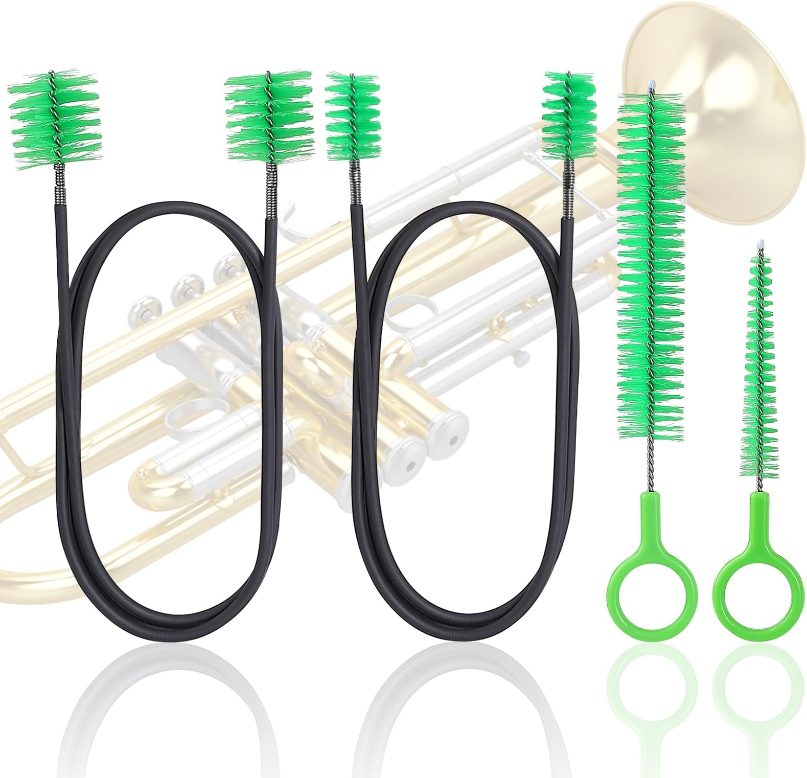 Amazon.com: Cleaning and care kit for trumpet, flugelhorn, set of 2 ...