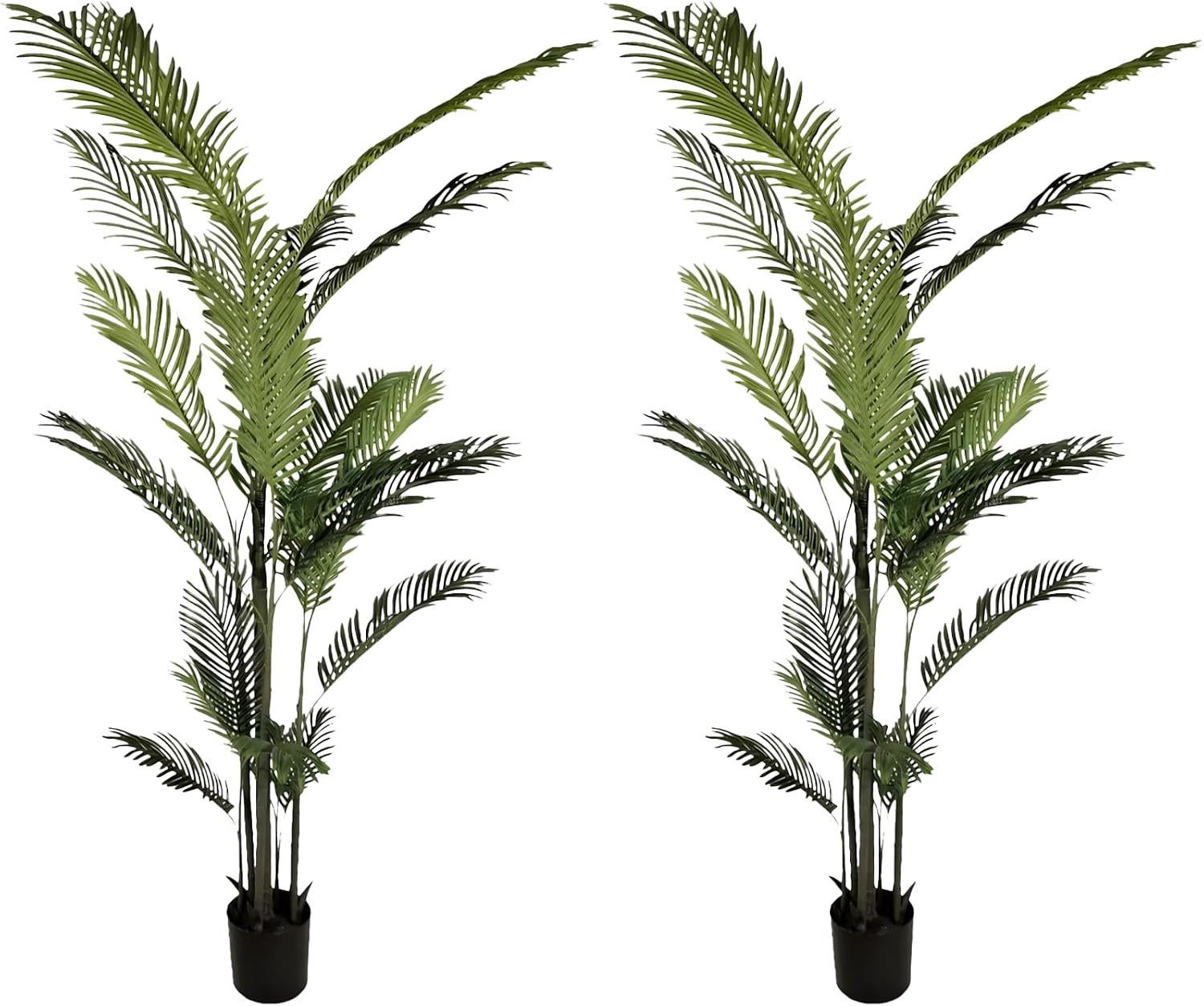 Amazon.com: 7FT Real Touch Areca Palm Tree 2 Pack – Artificial Palm ...