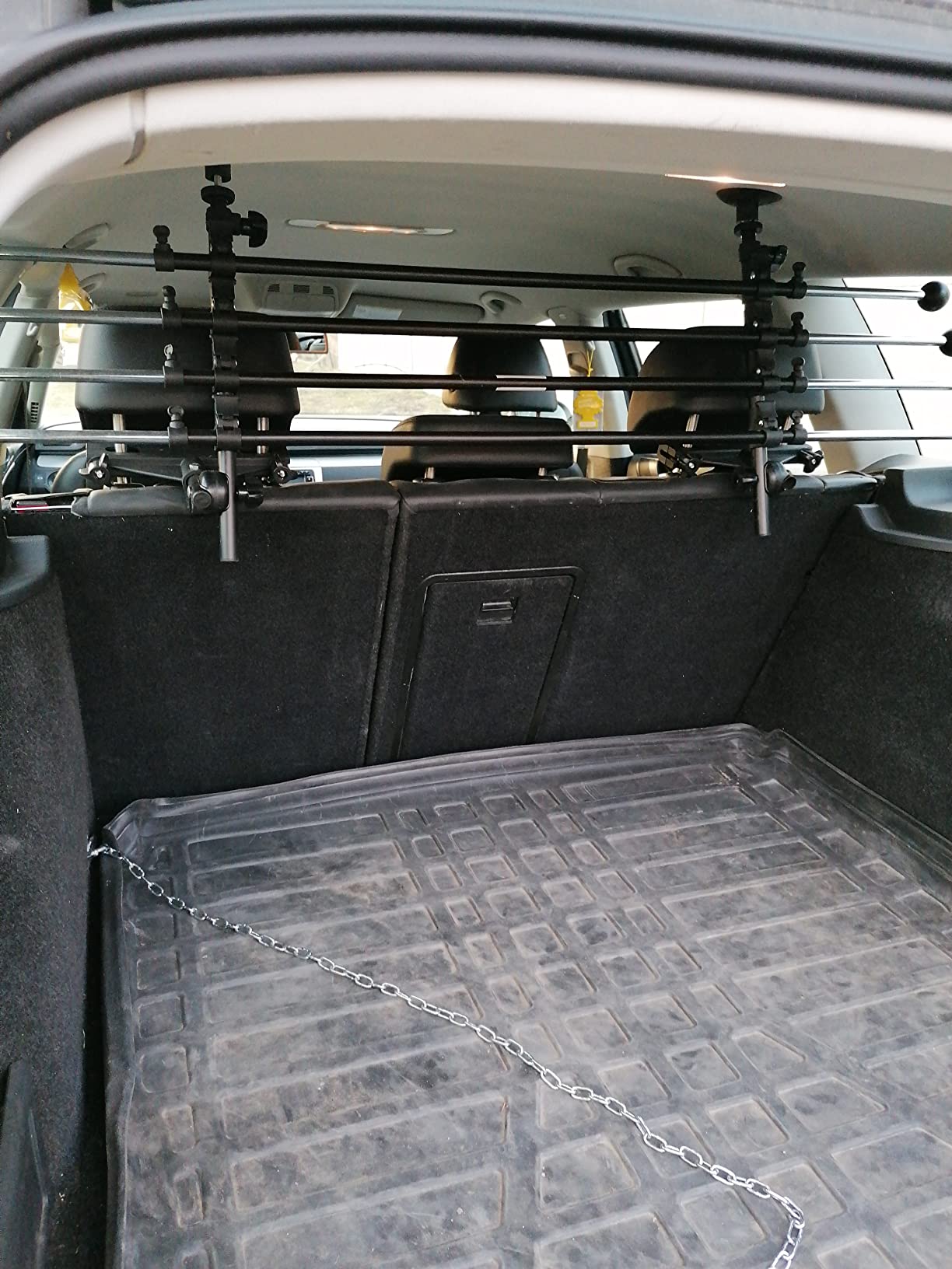 PawHut Hundeschutzgitter Auto Hundegitter Trenngitter für Hunde ...