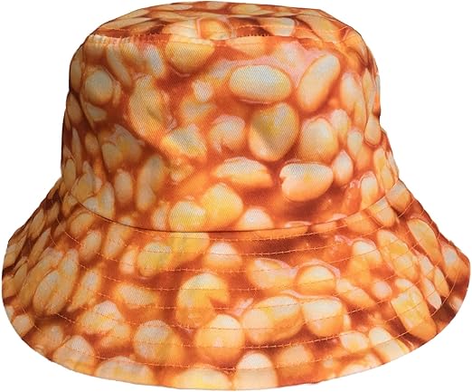 Baked Beans Bucket Hat Packable Sun Hats Fisherman Outdoor Summer Beach ...