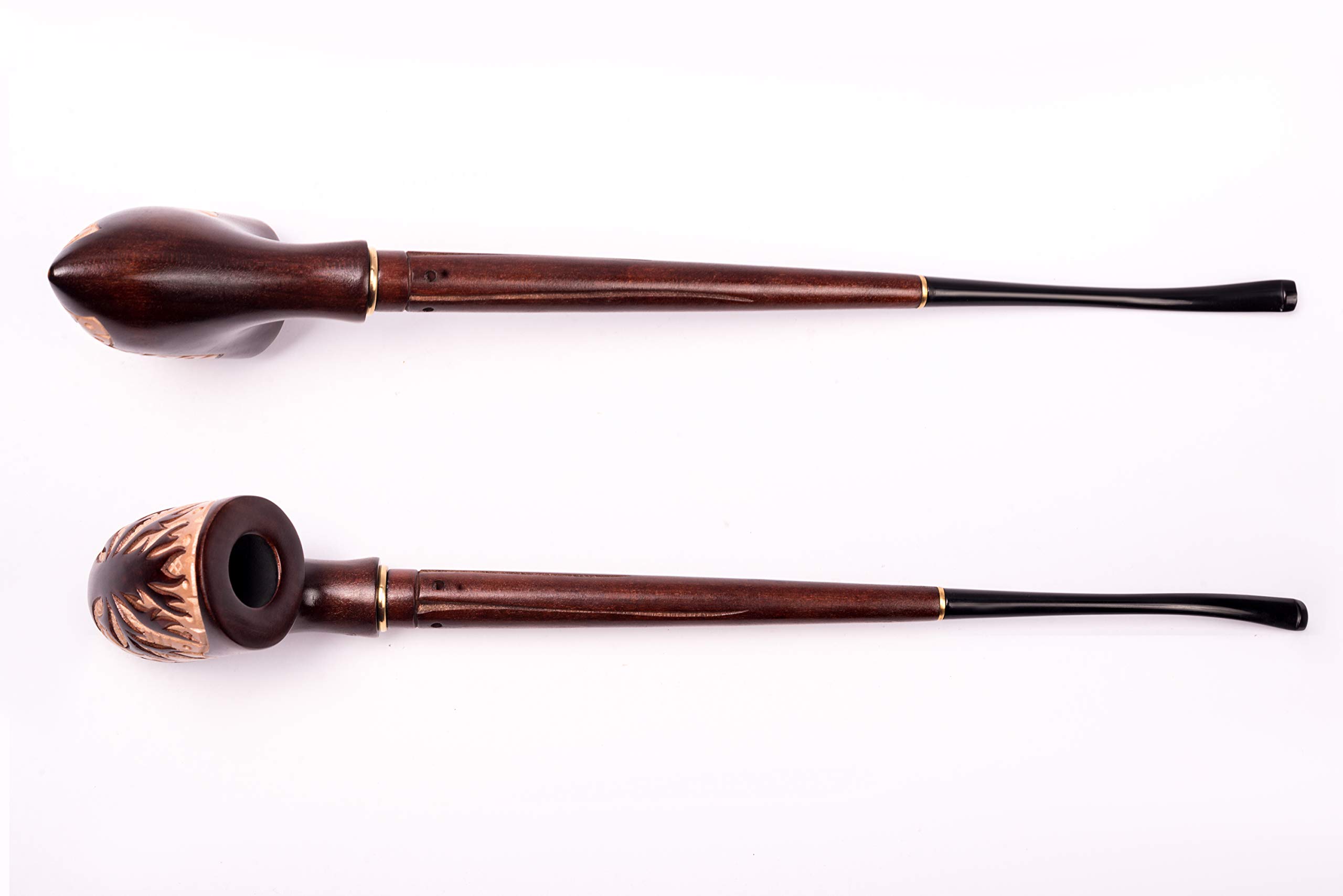 Buy Dr Watson - 13.4" Extra Long Churchwarden Wooden Tobacco Smoking ...