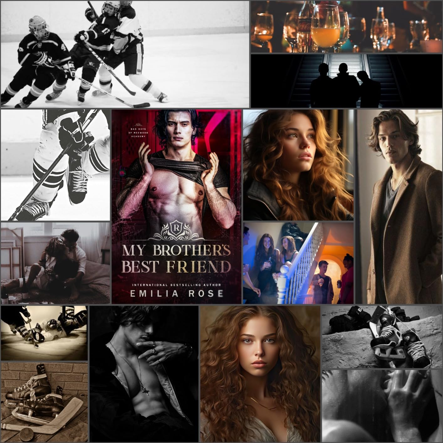 My Brother's Best Friend: A Steamy Academy Romance (Bad Boys of Redwood Academy): Rose, Emilia ...