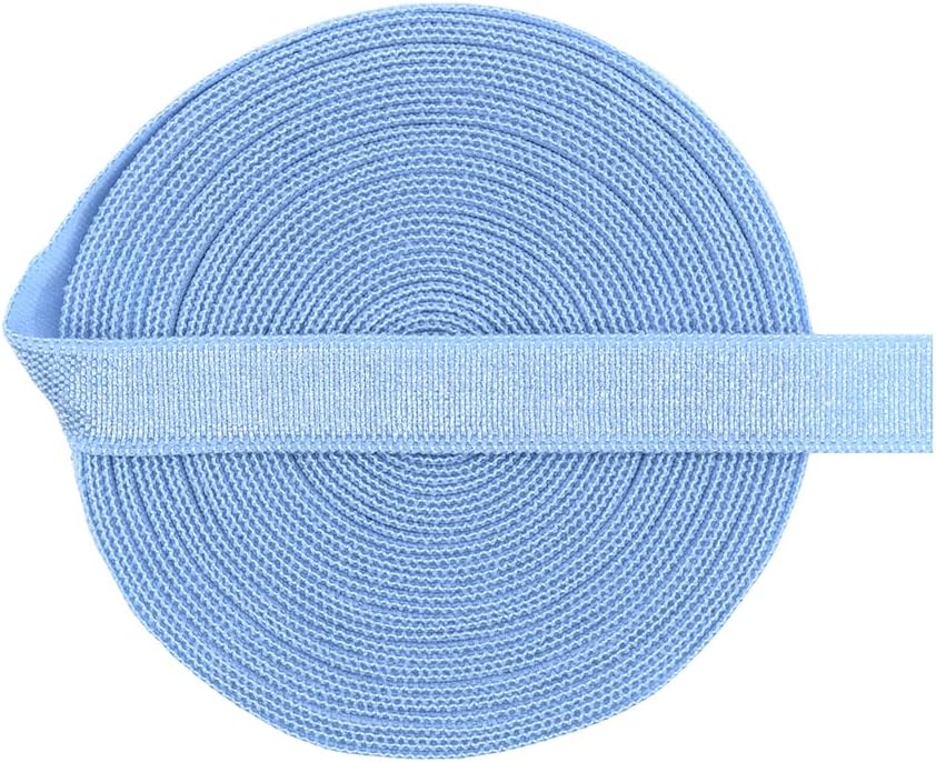 Amazon.com: Bristlegrass Placid Blue Elastic Spool 5 Yards 3/8" Elastic ...