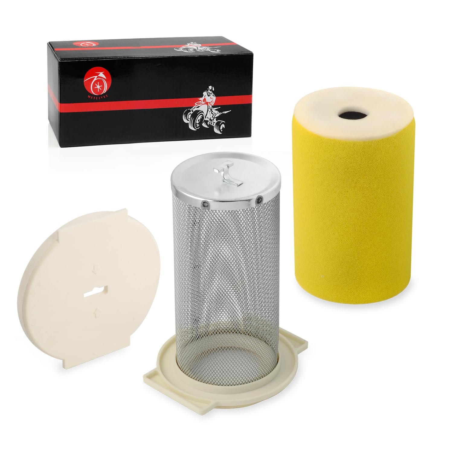 Snapklik.com : Air Filter & Guide & END CAP Kit For Yamaha Big Bear 350 ...