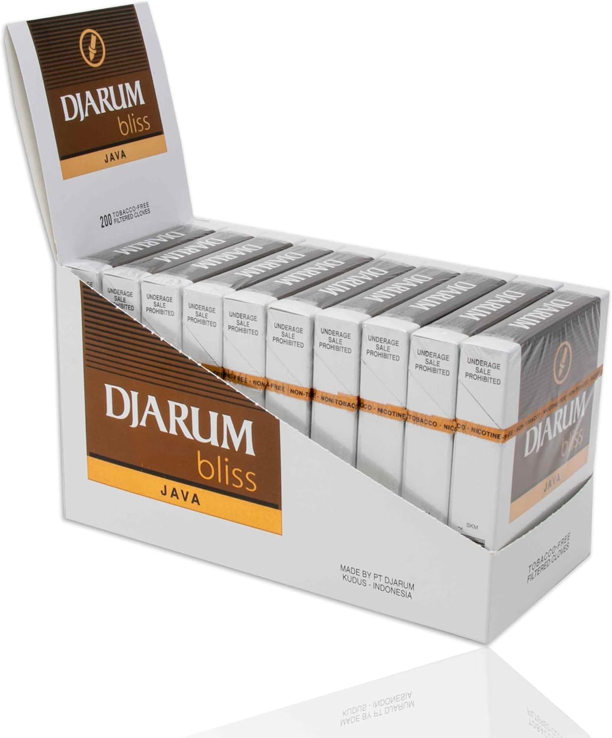 Amazon.com: Djarum Bliss Java Tobacco & Nicotine Free Clove Filtered ...